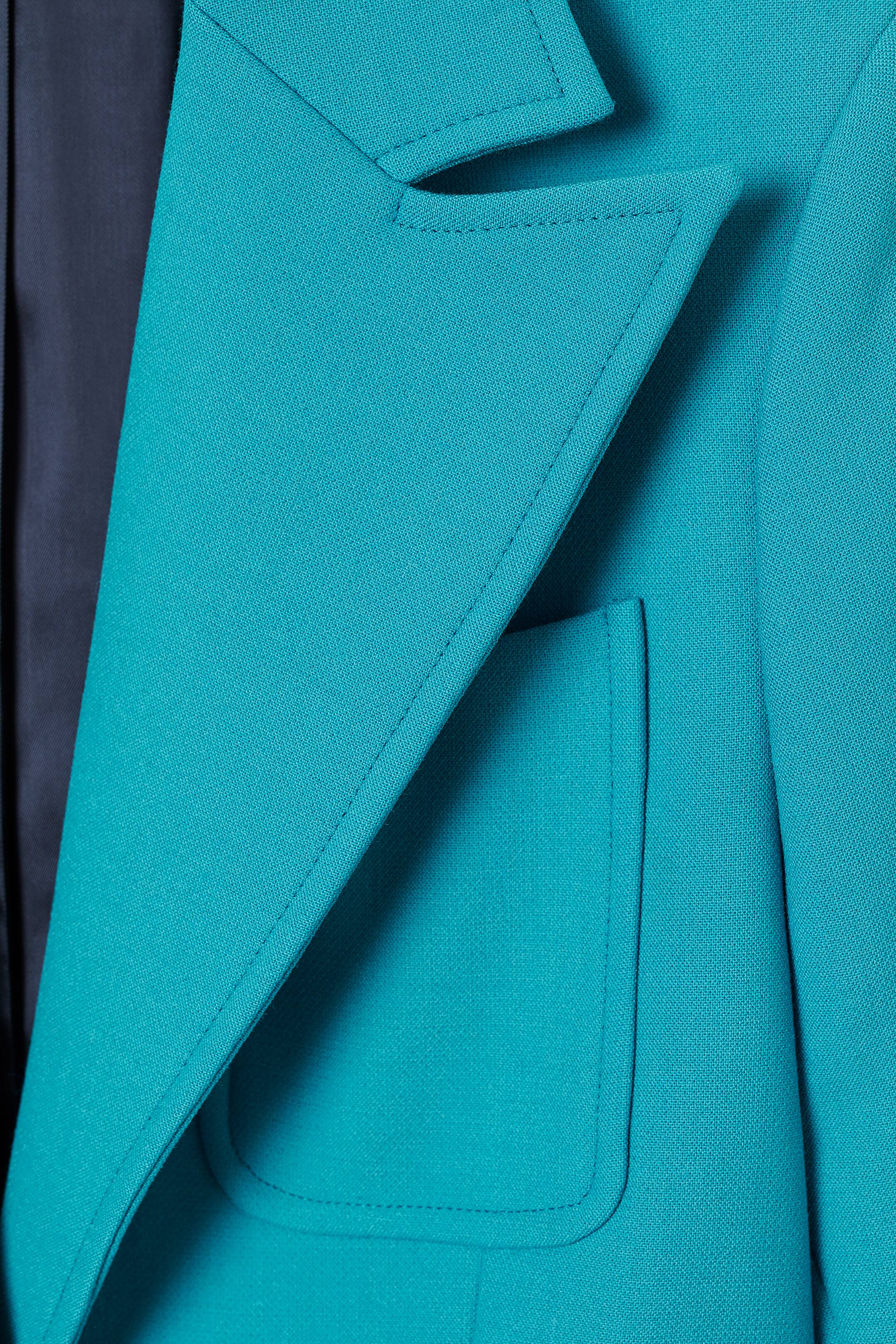 Wool-blend jacket - Turquoise - Ladies | H&M GB