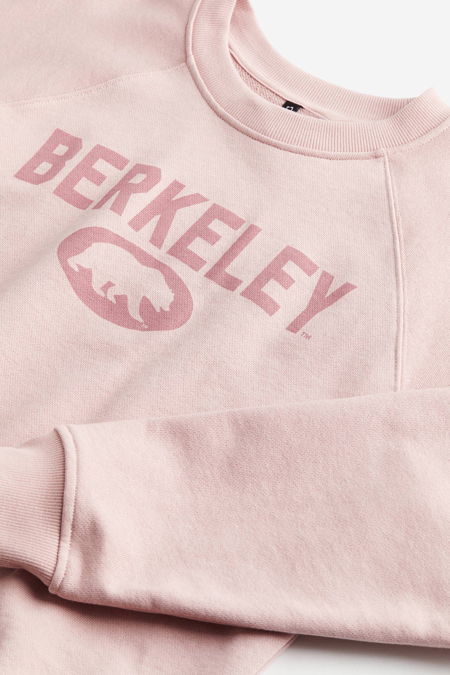 Printed Sweatshirt - Light pink/Berkeley University - Ladies | H&M US