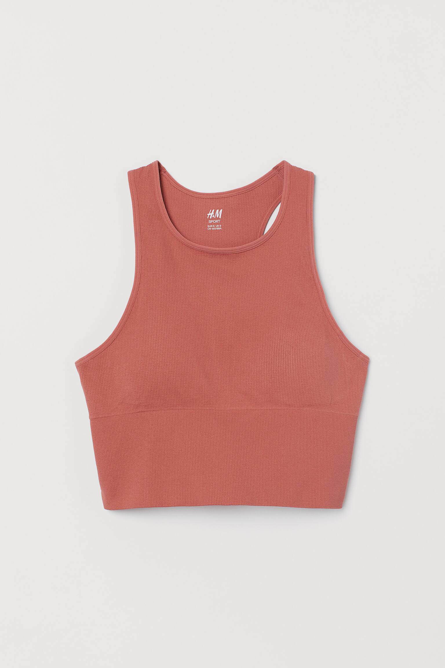 Seamless Sport-Bralette - Helles Marsalarot - Ladies | H&M AT