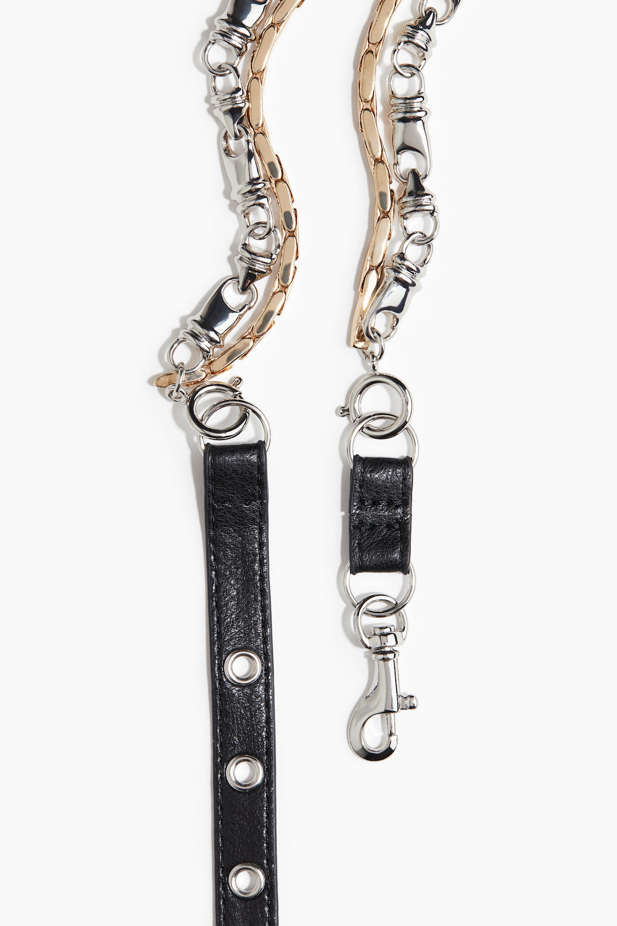 Tvåradigt halsband - Silver/Guld - DAM | H&M SE