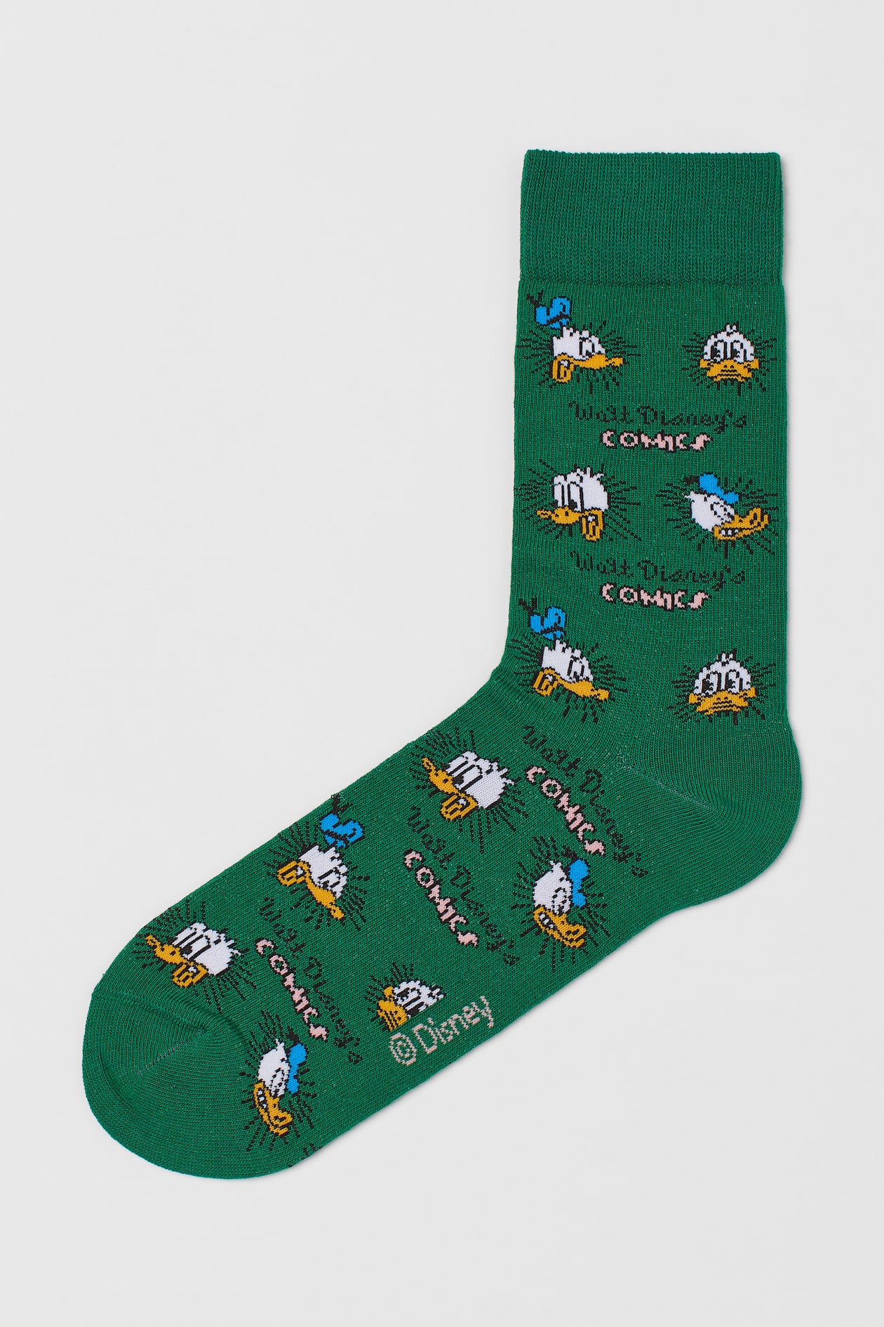 - Motif-detail socks - Dark green/Donald Duck - Men | H&M IN