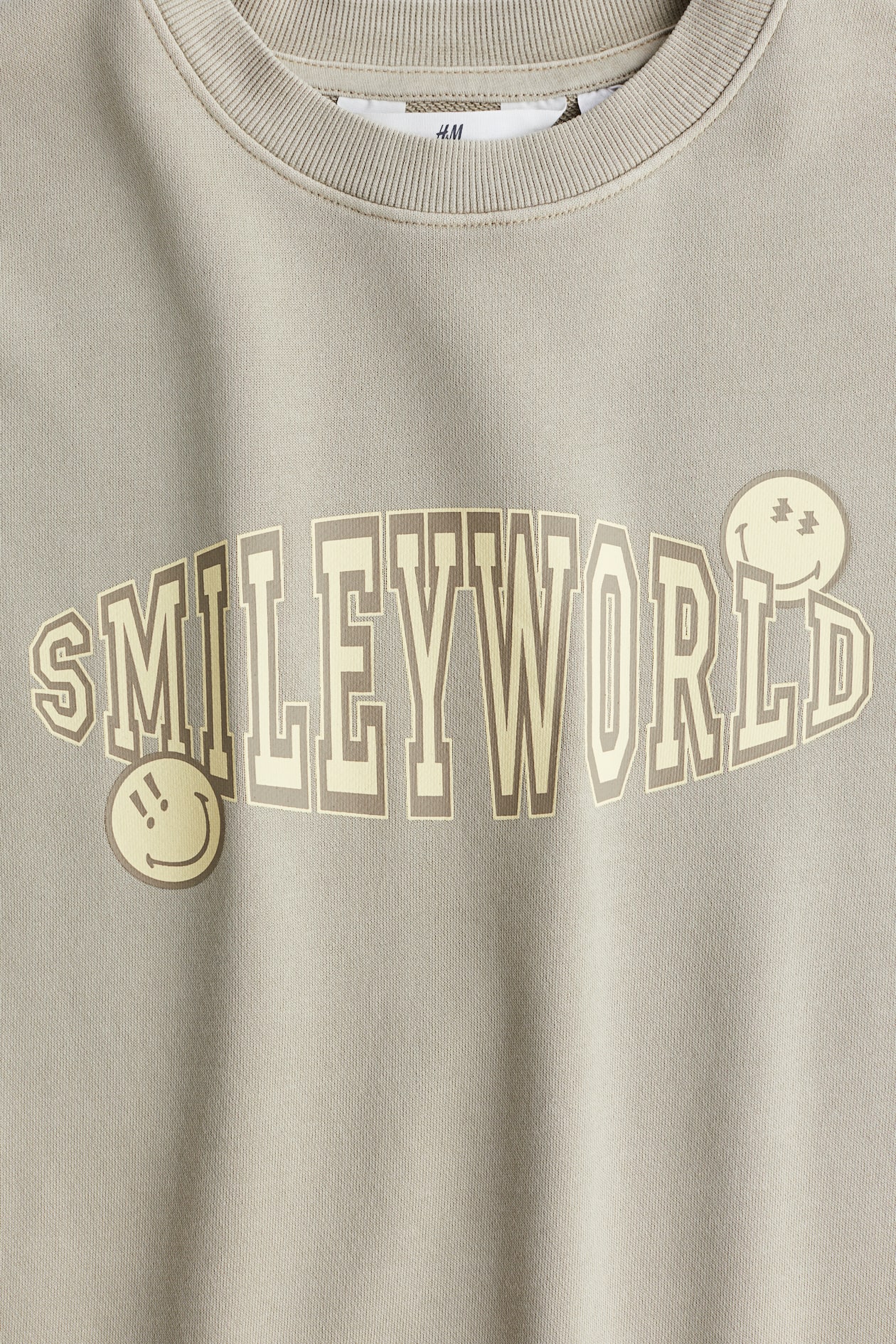 Beige/SmileyWorld® T-Shirt with Printed Motif for kids | H&M US