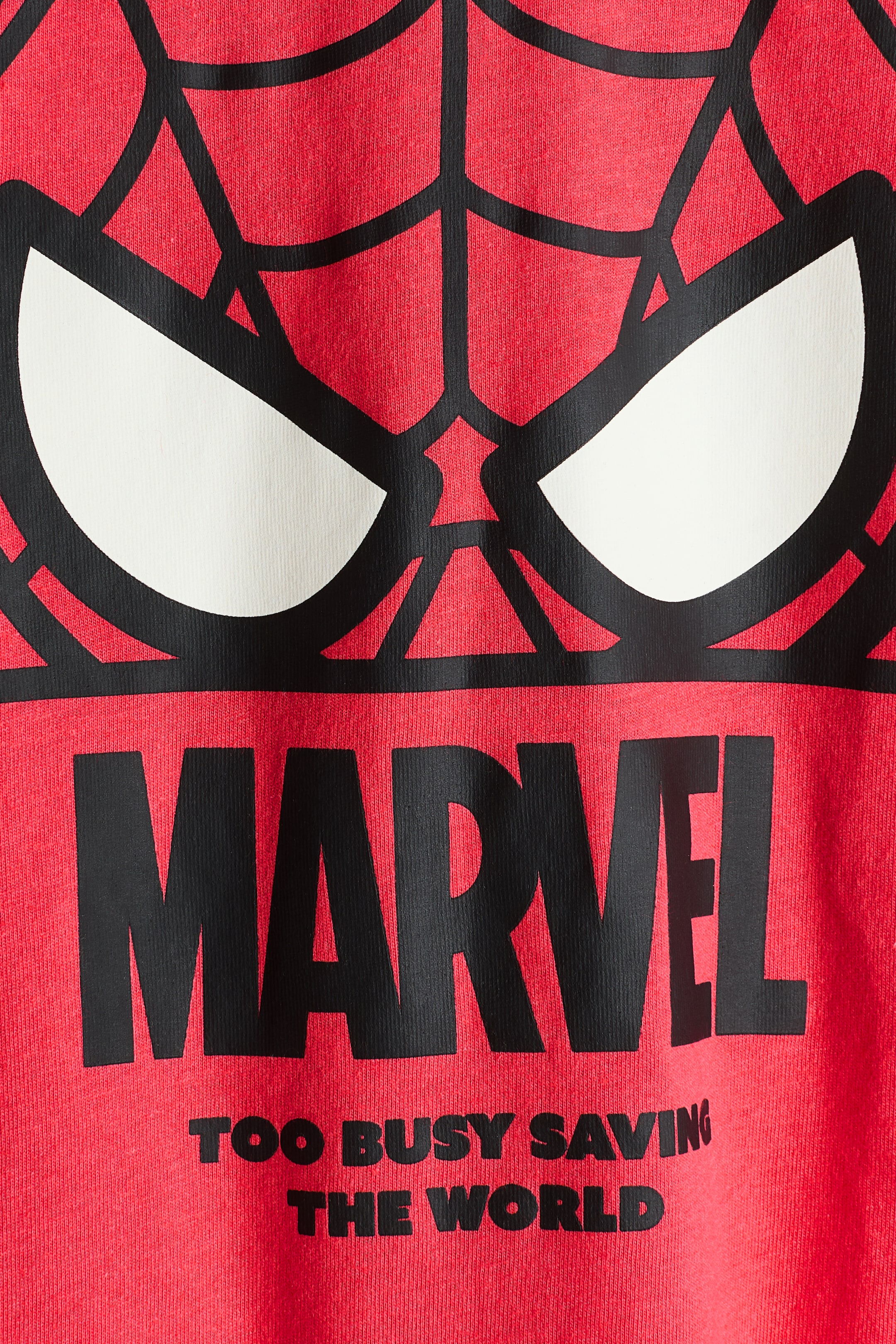Red/Marvel Comics Oversized Print Tee for kids | H&M AU