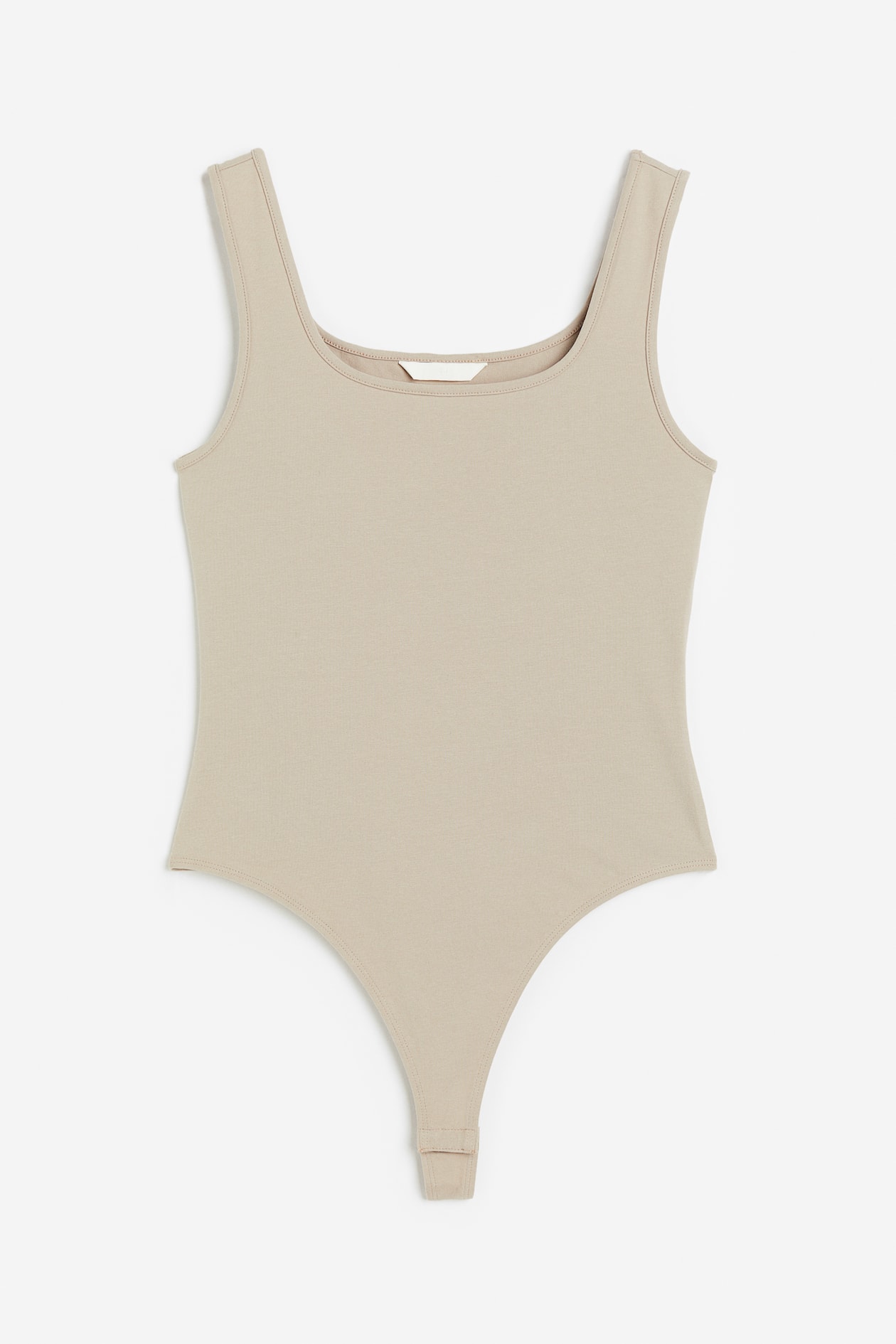 Tangabody mit eckigem Ausschnitt - Beige - Ladies | H&M DE