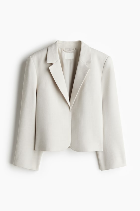 Women's Light beige Jacket with Slit Cuffs | H&M US