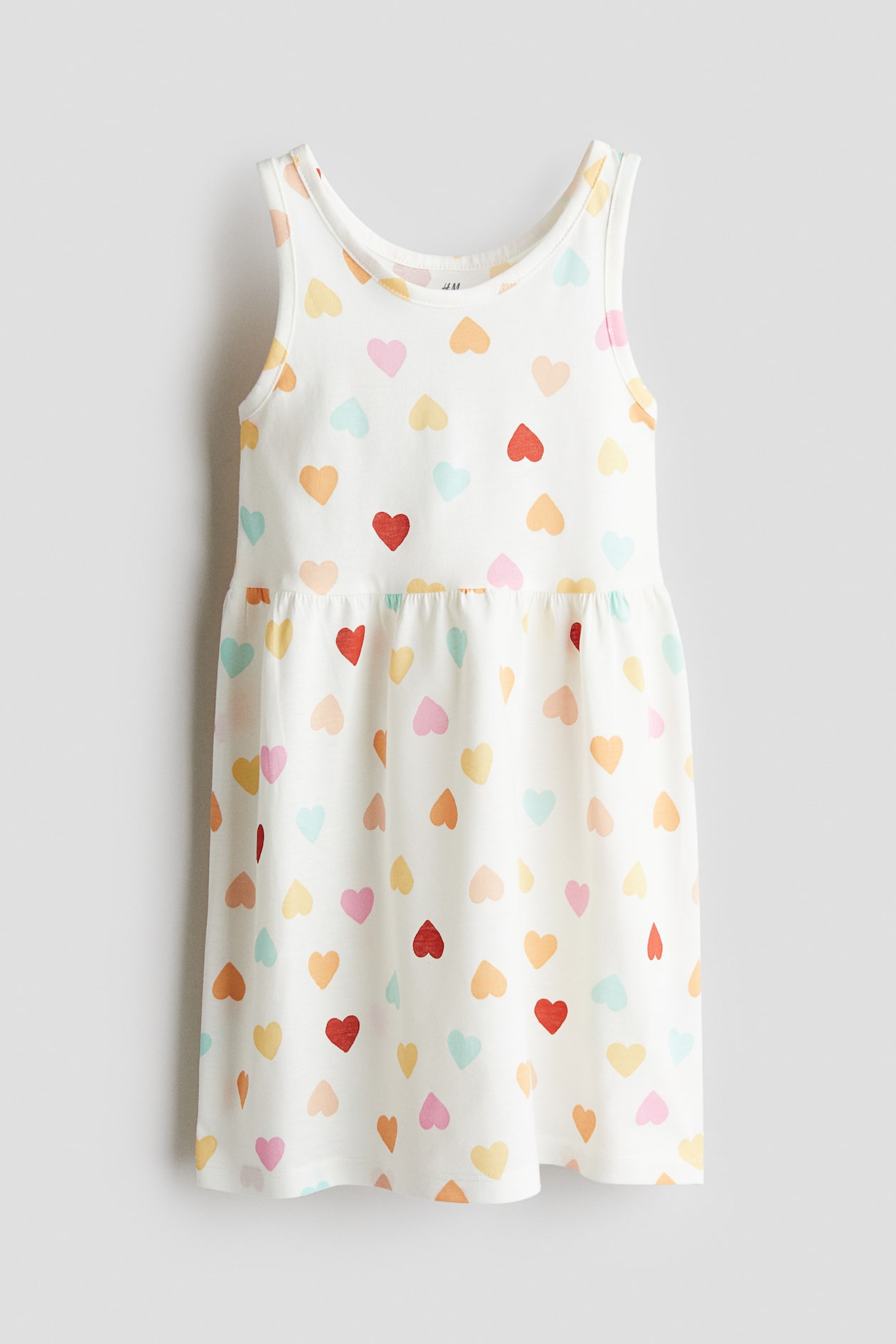 White/hearts Ladybug Dress for kids | H&M US