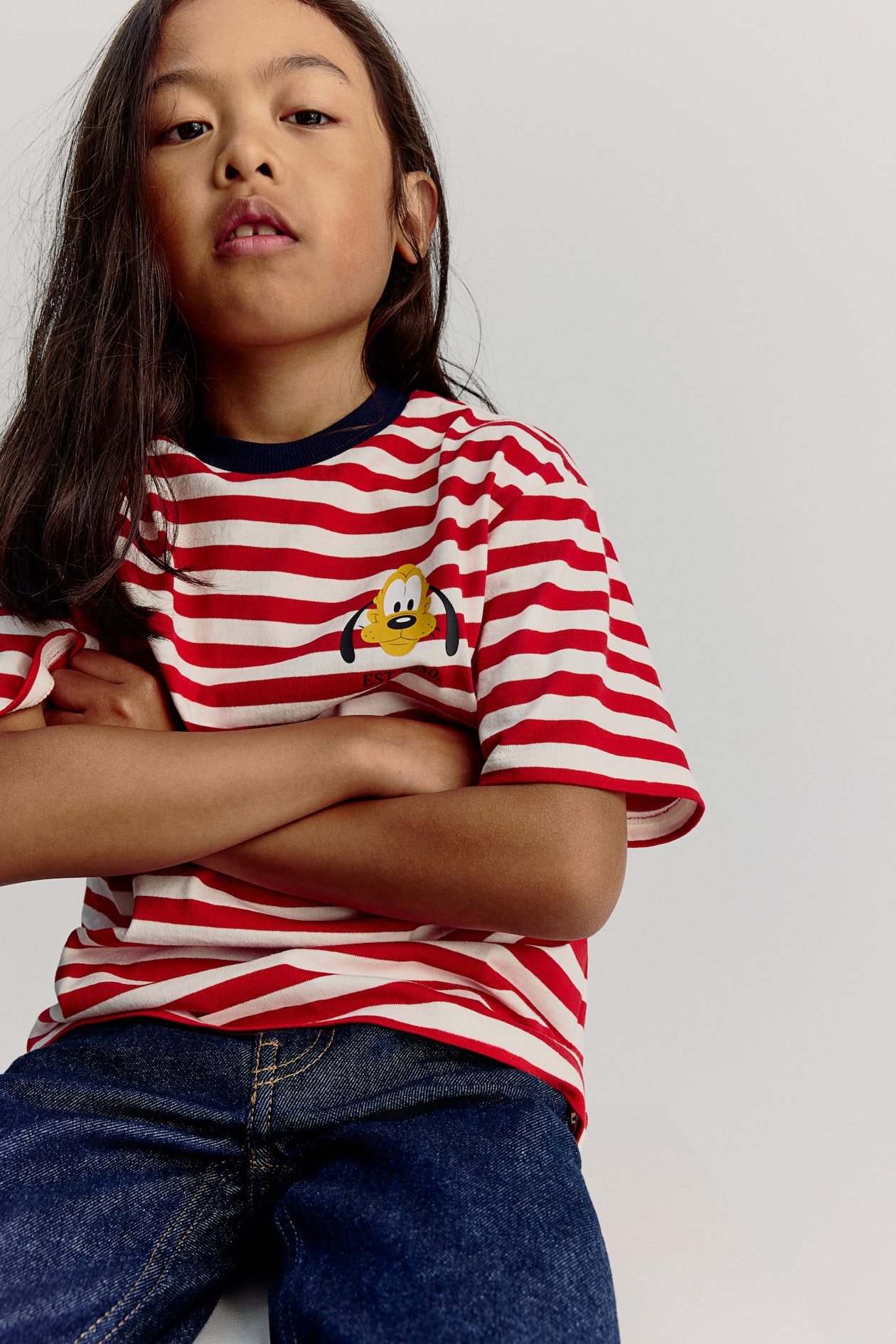 Red/Pluto Oversized printed T-shirt for kids | H&M GB