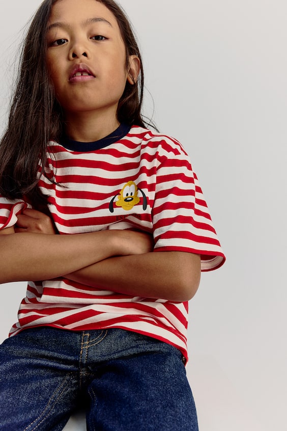 Red/Pluto Oversized Printed T-Shirt for kids | H&M CA