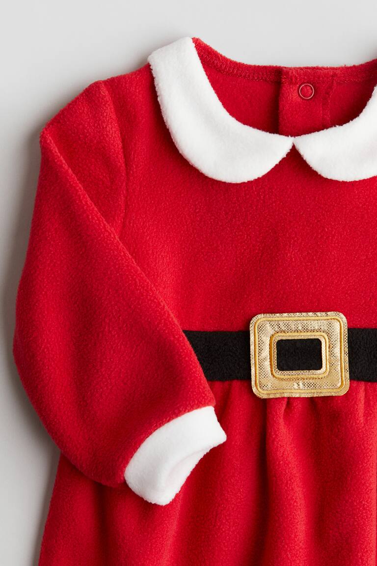 Red Fleece Santa Costume for kids | H&M US