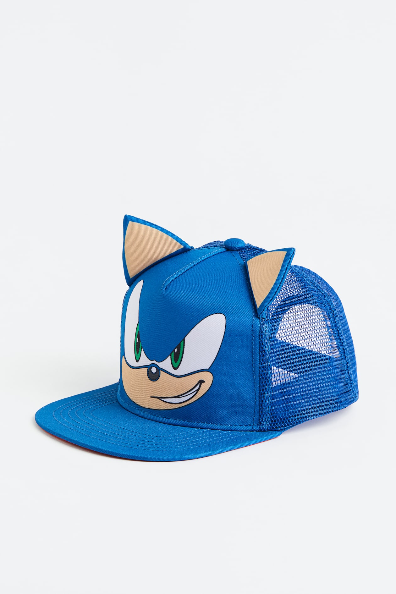 Blue/Sonic the Hedgehog Motif-detail cap for kids | H&M GB