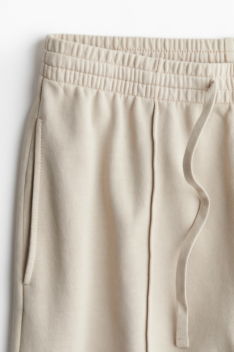 Women's Light beige Creased Sweatpants | H&M US