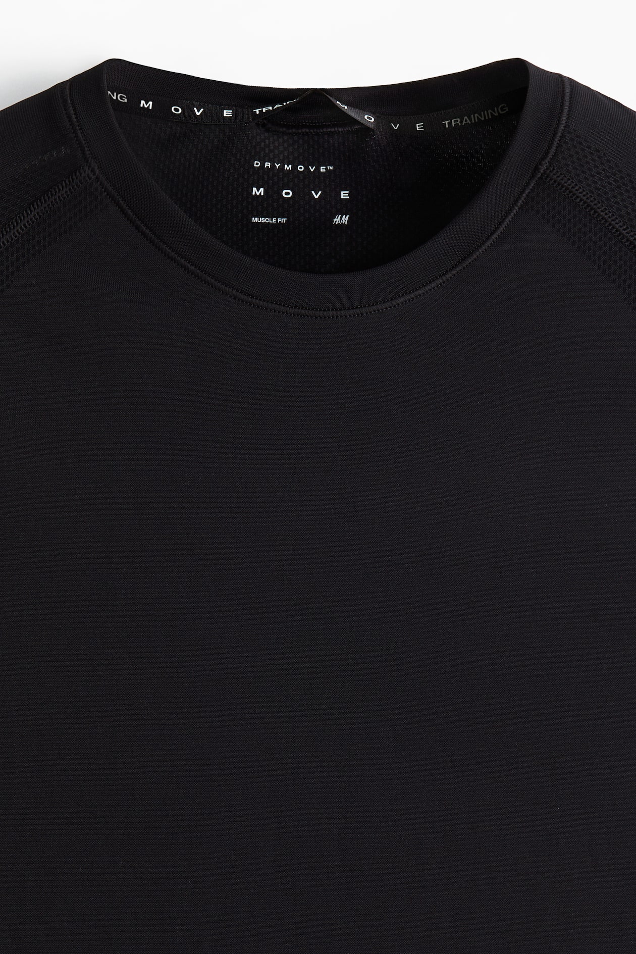 Men’s Black Muscle Fit Activewear Top With DryMove™ | H&M AU