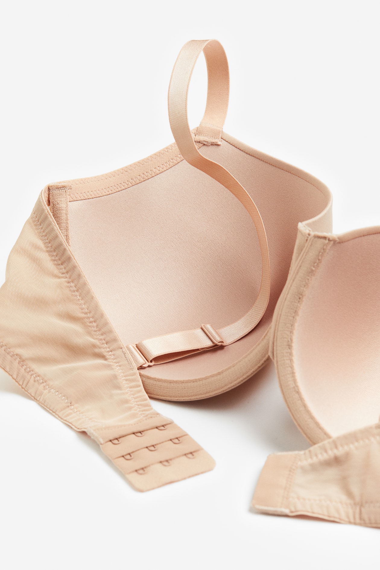2-pack Microfiber Padded Underwired Bras - White/beige - Ladies | H&M US