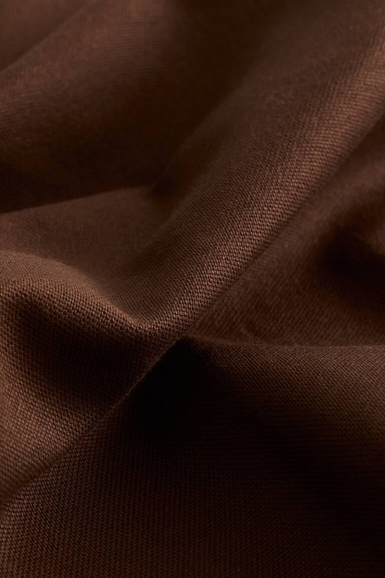 Funda de cojín en lona de algodón - Café oscuro - Home All | H&M MX