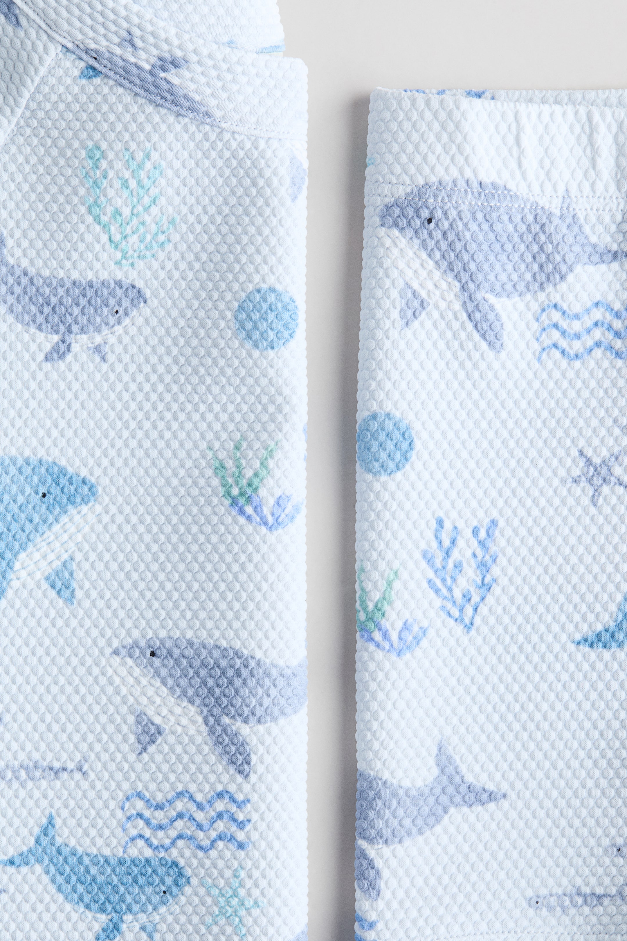 Light blue/marine life Swim Set UPF 50 for kids | H&M US