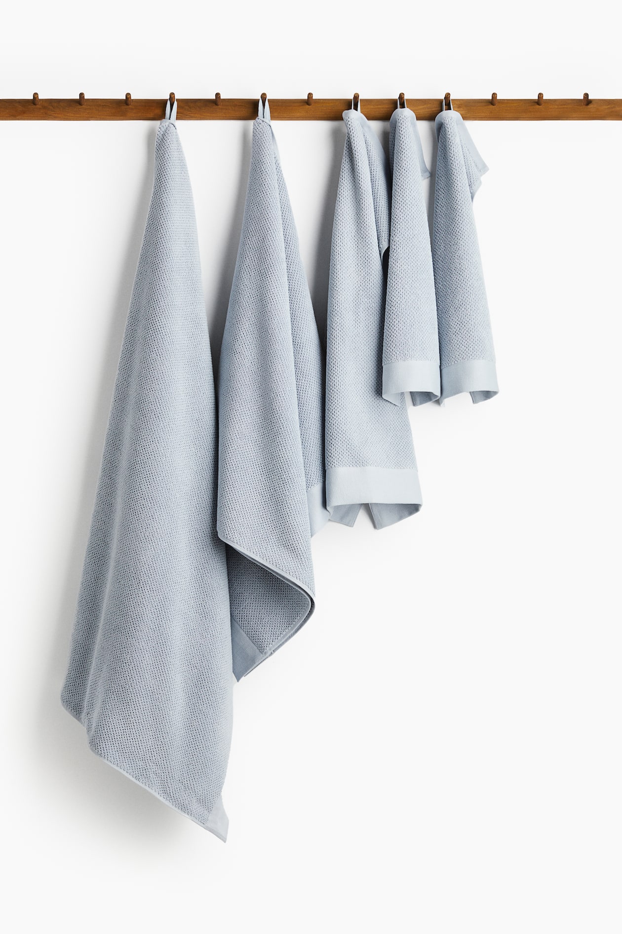 Cotton Terry Hand Towel - Light dusty blue - Home All | H&M US