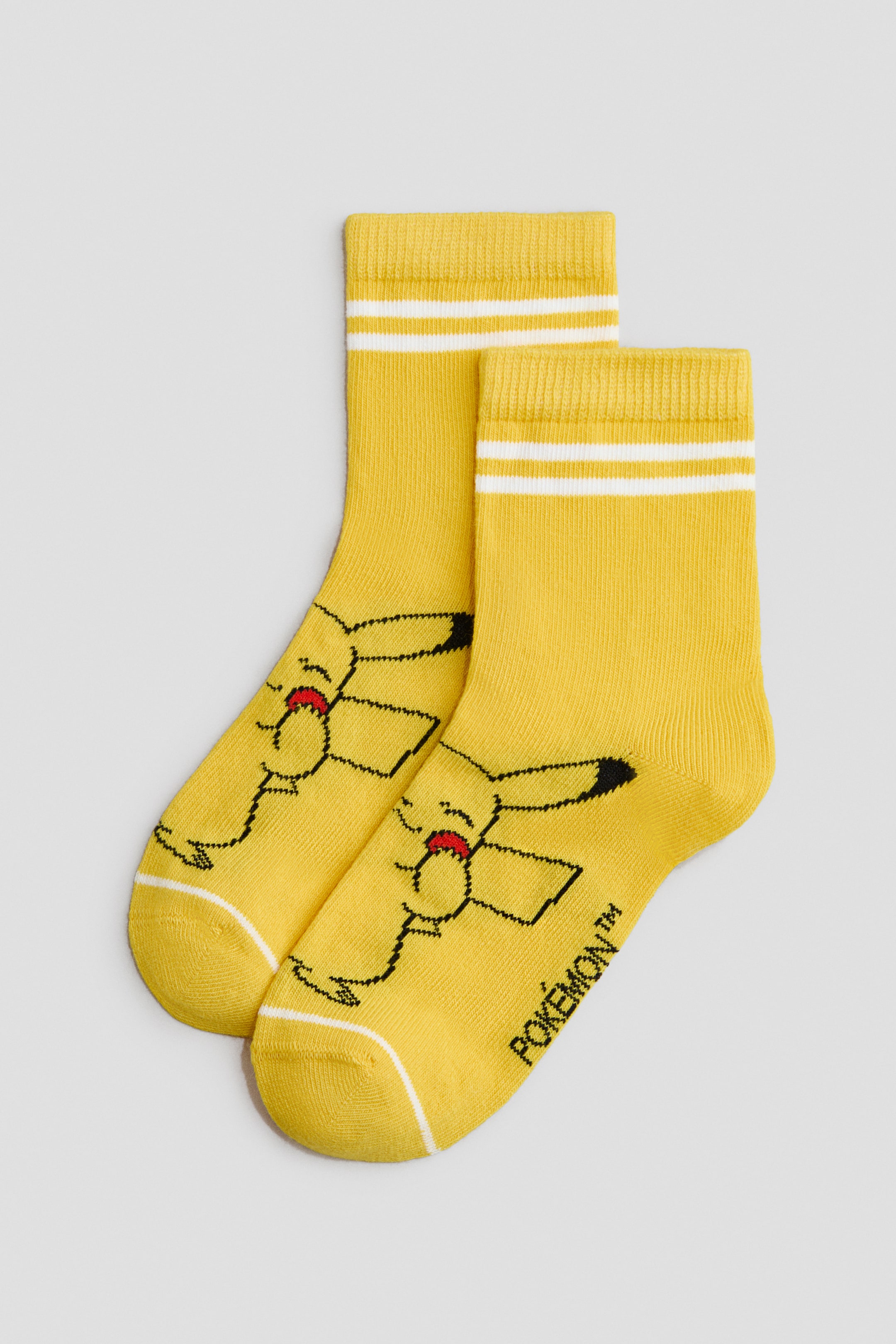 5er-Pack Gemusterte Socken - Yellow/Pokémon - Kids | H&M DE