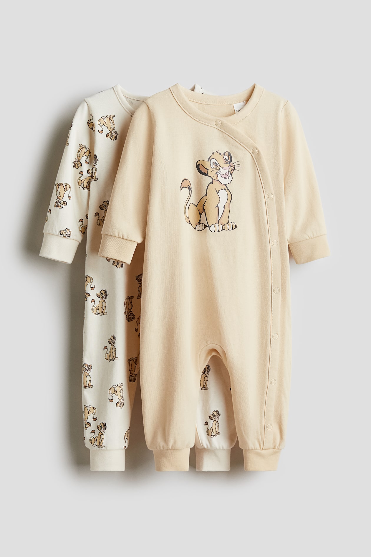 Light beige/The Lion King 2-pack printed pyjamas for kids | H&M GB