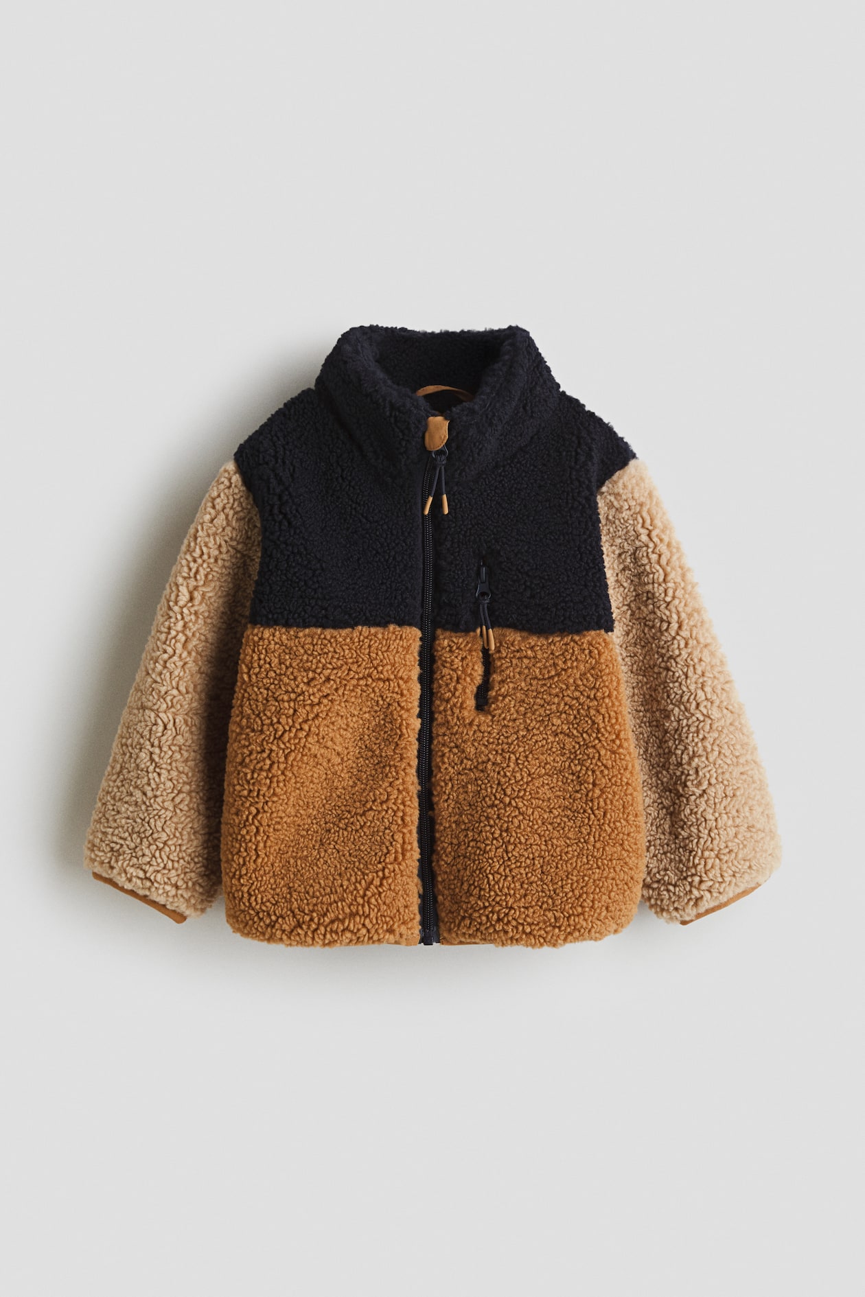 Veste en tissu Teddy bear - Noir/marron - ENFANT | H&M FR