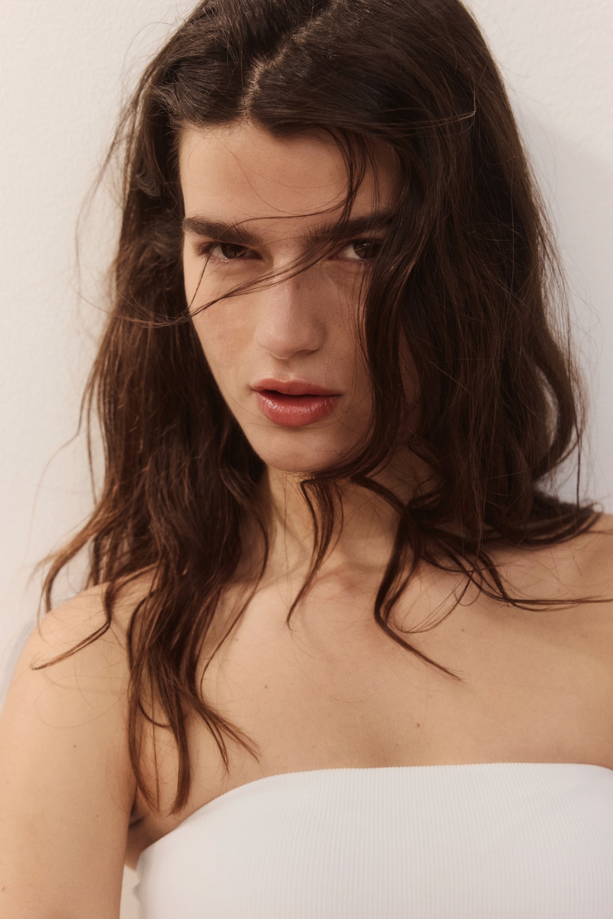 Women's White Seamless Padded Bandeau Bra | H&M CA