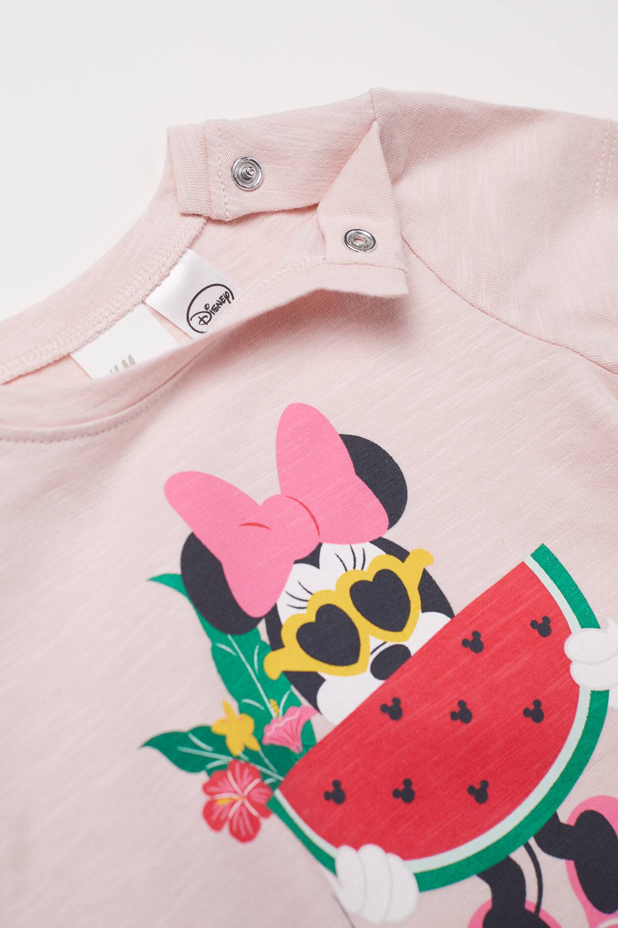 T-shirt with Printed Design - Light pink/Minnie Mouse - Kids | H&M US