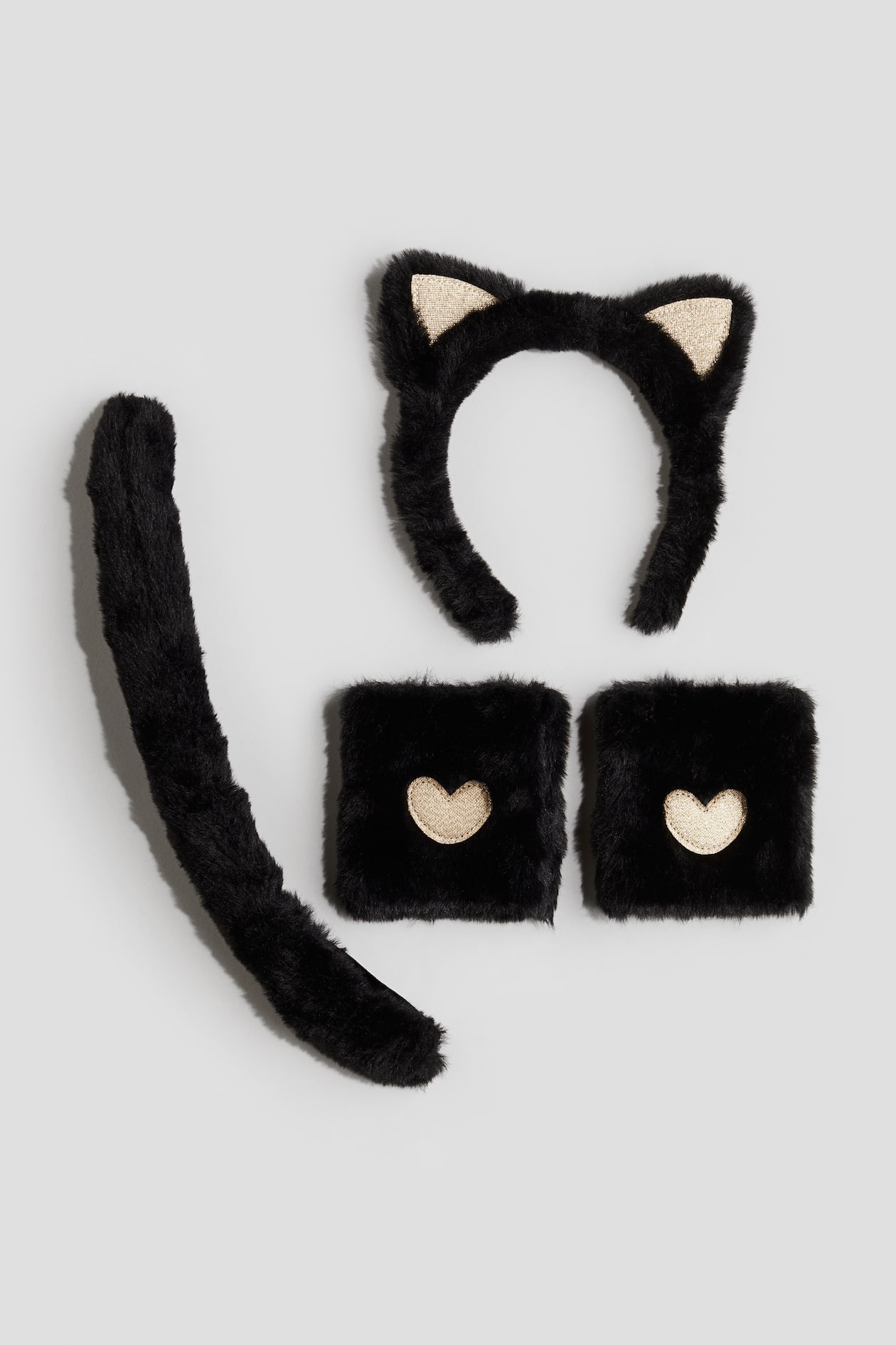 Black/Cat 4-piece Fancy Dress Set for kids | H&M AU