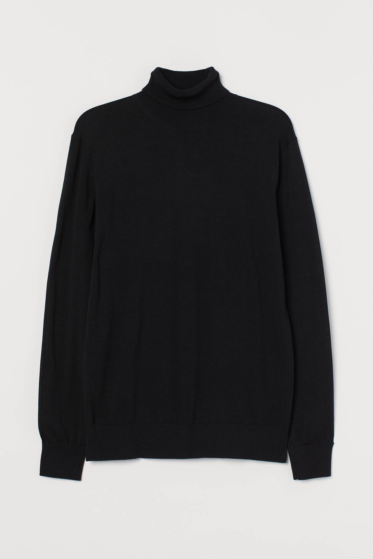 Premium cotton jumper - Black - Men | H&M IE