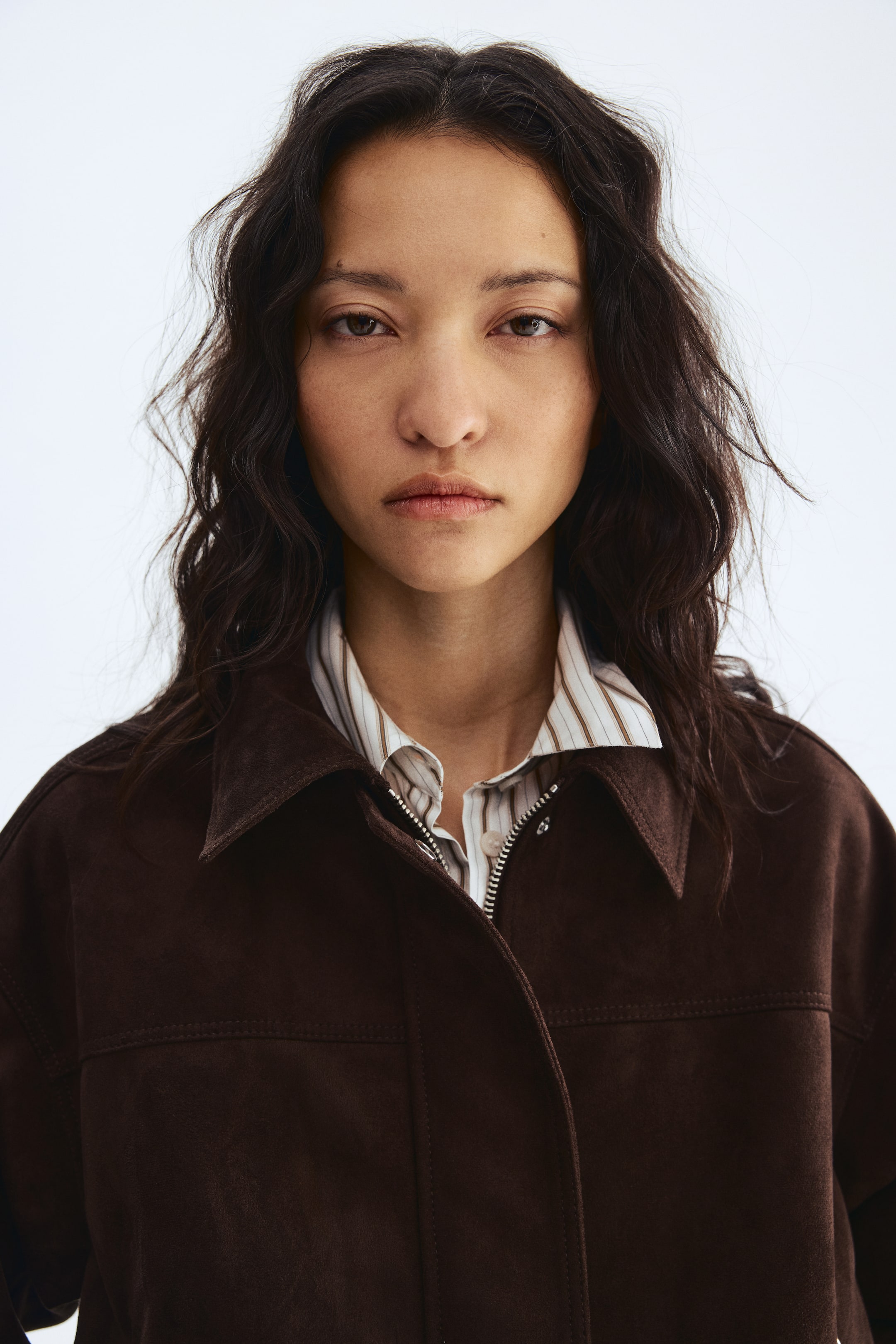 Women's Dark brown Napped jacket | H&M GB