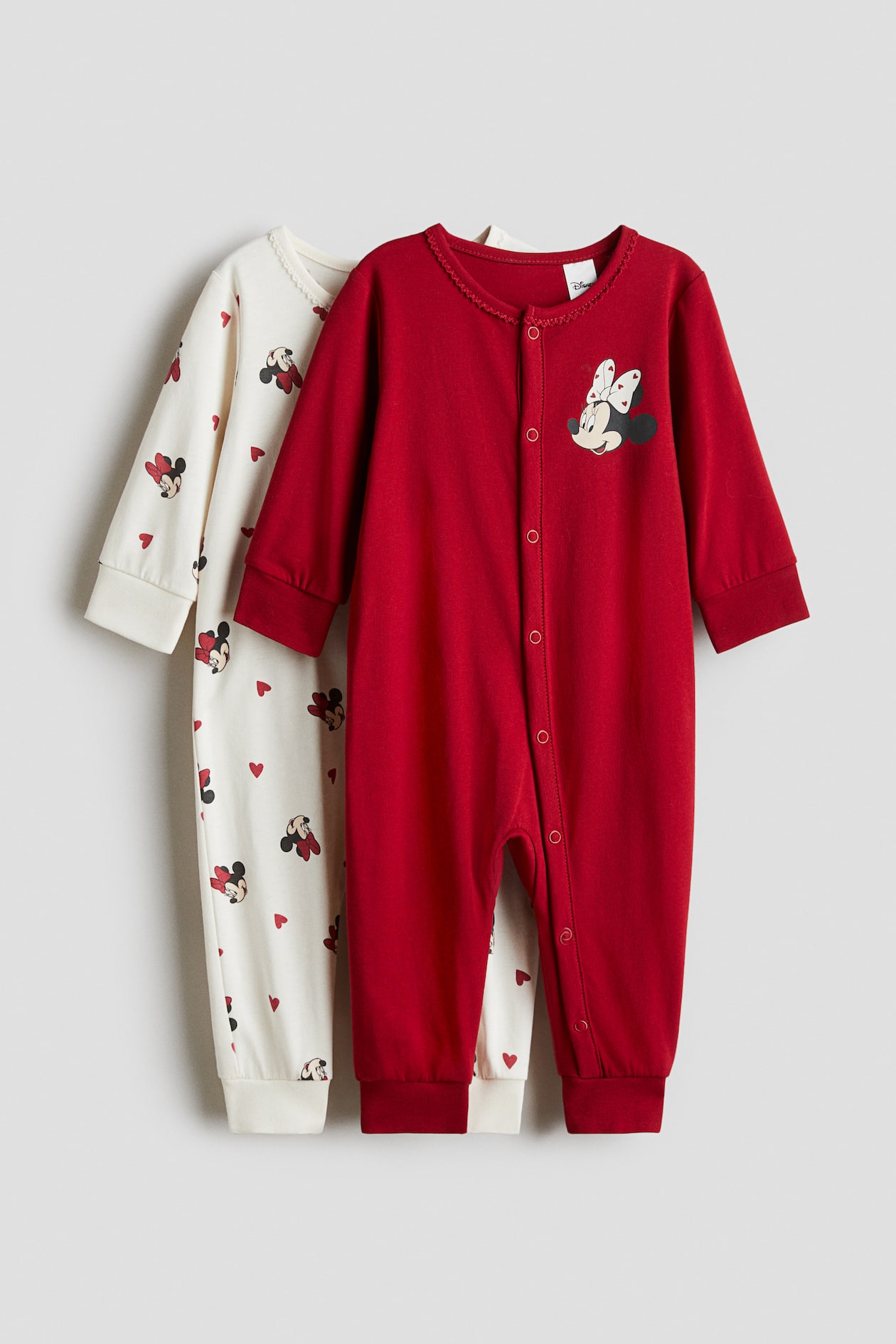 Pack de 2 pijamas estampados - Vermelho/Minnie - CRIANÇA | H&M PT