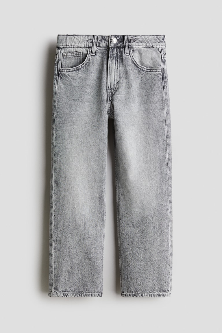 Loose Fit Jeans - Gris claro - Kids | H&M MX