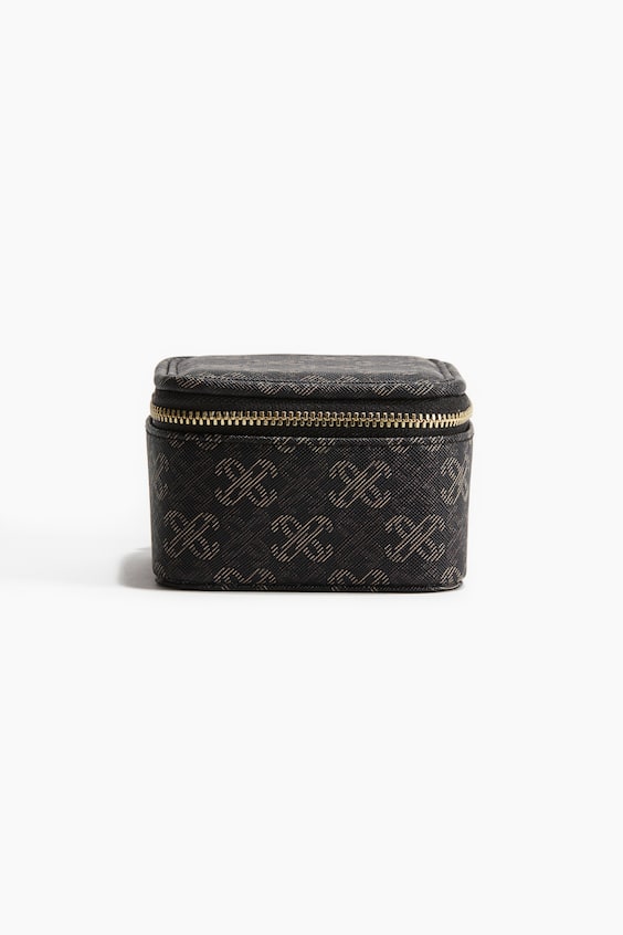 Small Jewelry Travel Case - Black/patterned - Ladies | H&M US