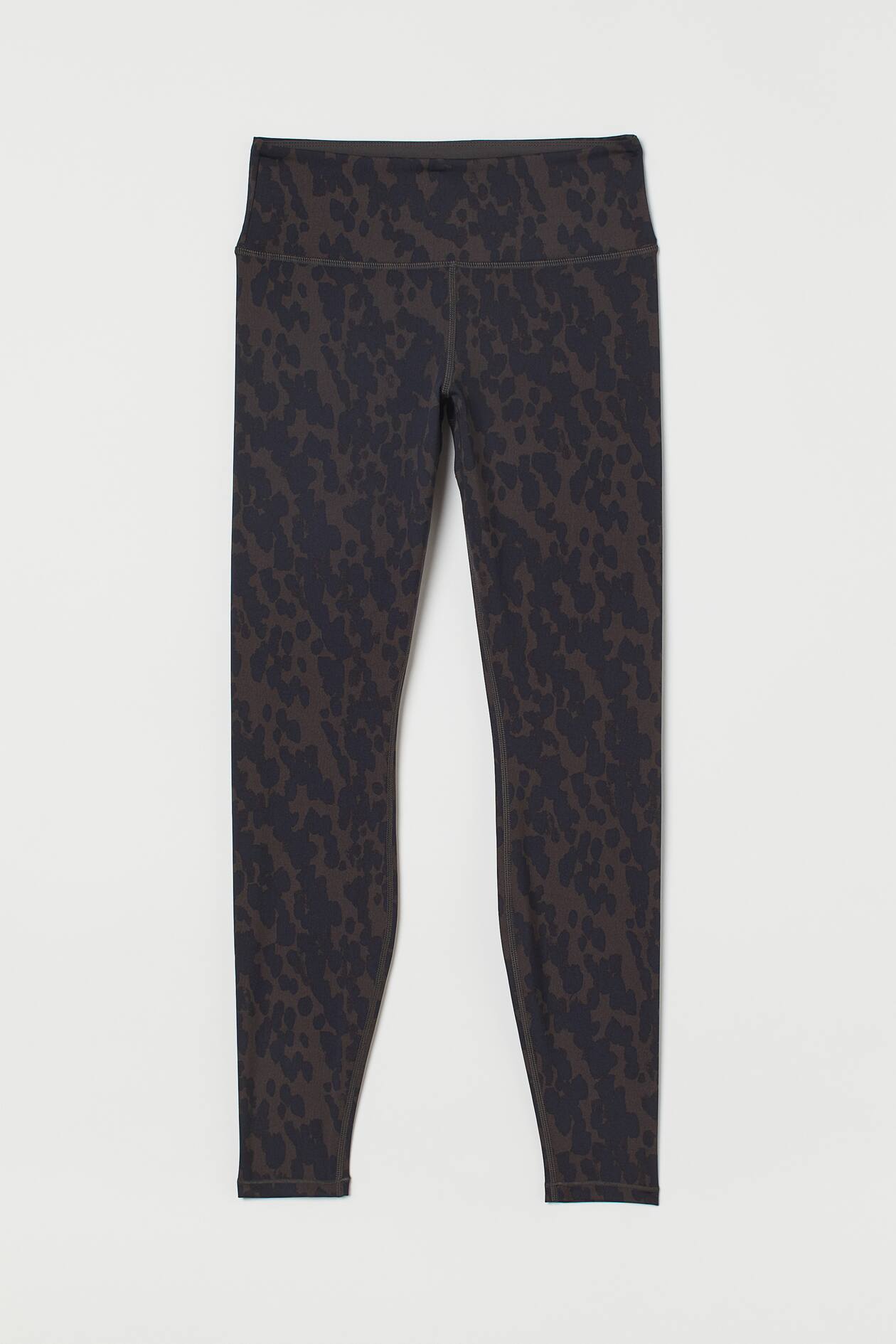 Sportske helanke - Tamnosiva/leopard dezen - Ladies | H&M RS