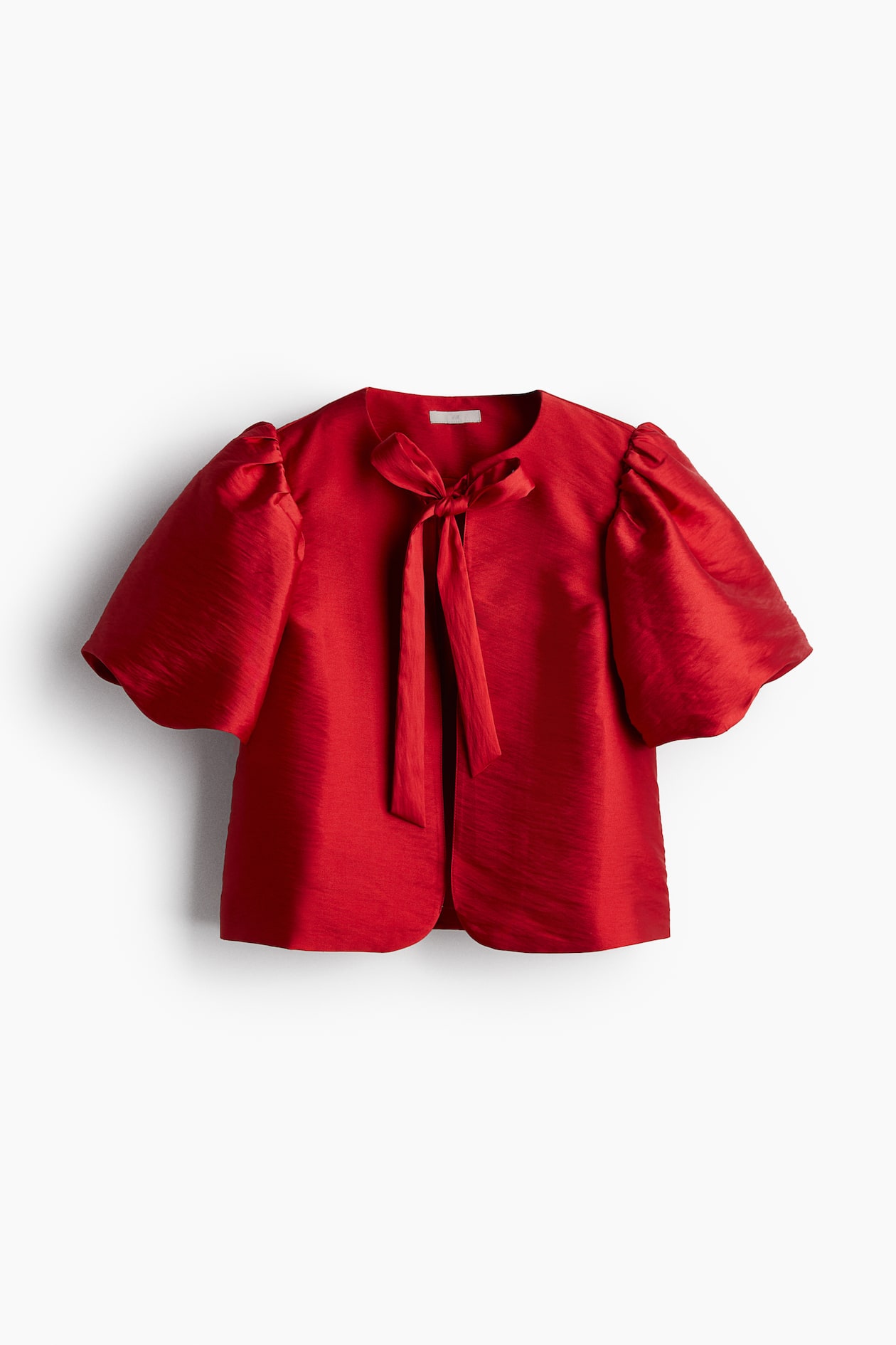 Blusa con mangas globo - Rojo - MUJER | H&M ES