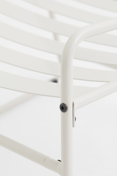 Metal lounge chair - White - Home All | H&M GB