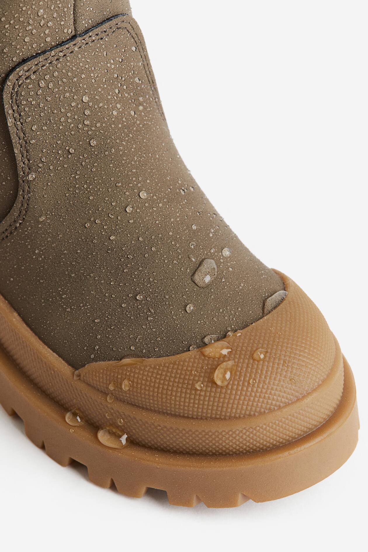 Bottines Chelsea imperméables - Vert kaki - ENFANT | H&M CA