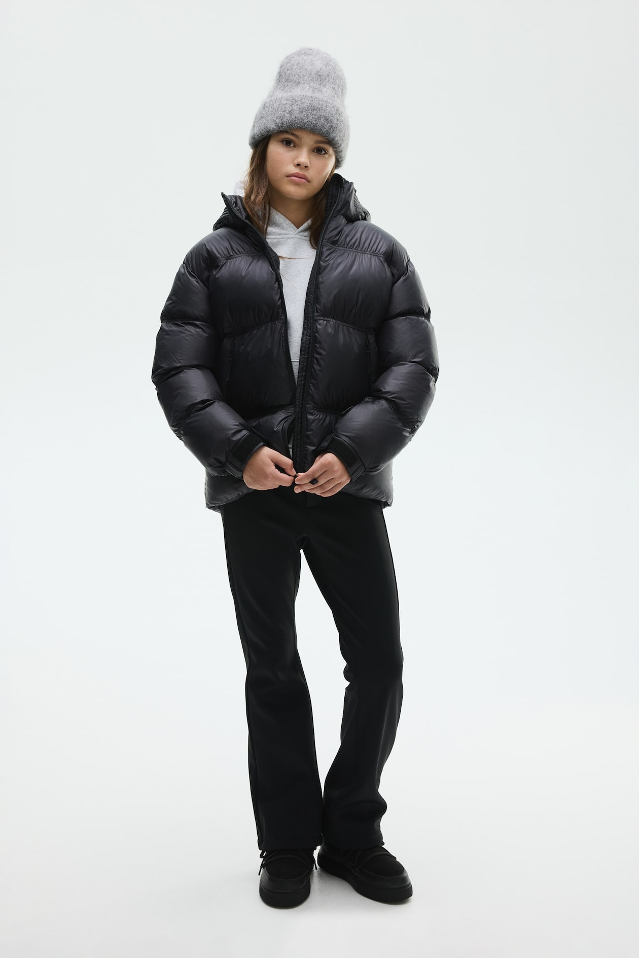 Pufferjacke mit ThermoMove™ - Schwarz - Kids | H&M DE