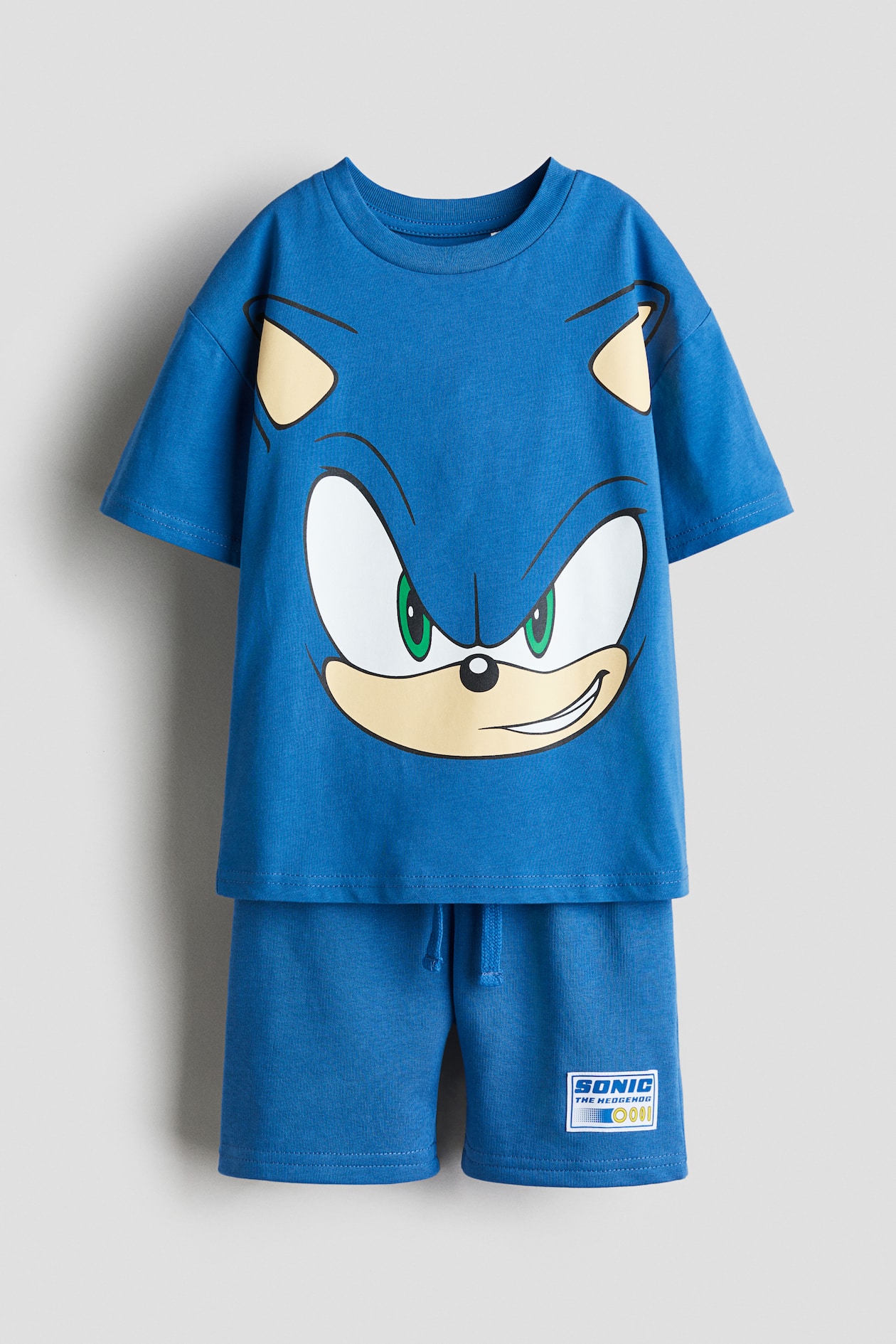 2-piece Printed Set - Blue/Sonic the Hedgehog - Kids | H&M US