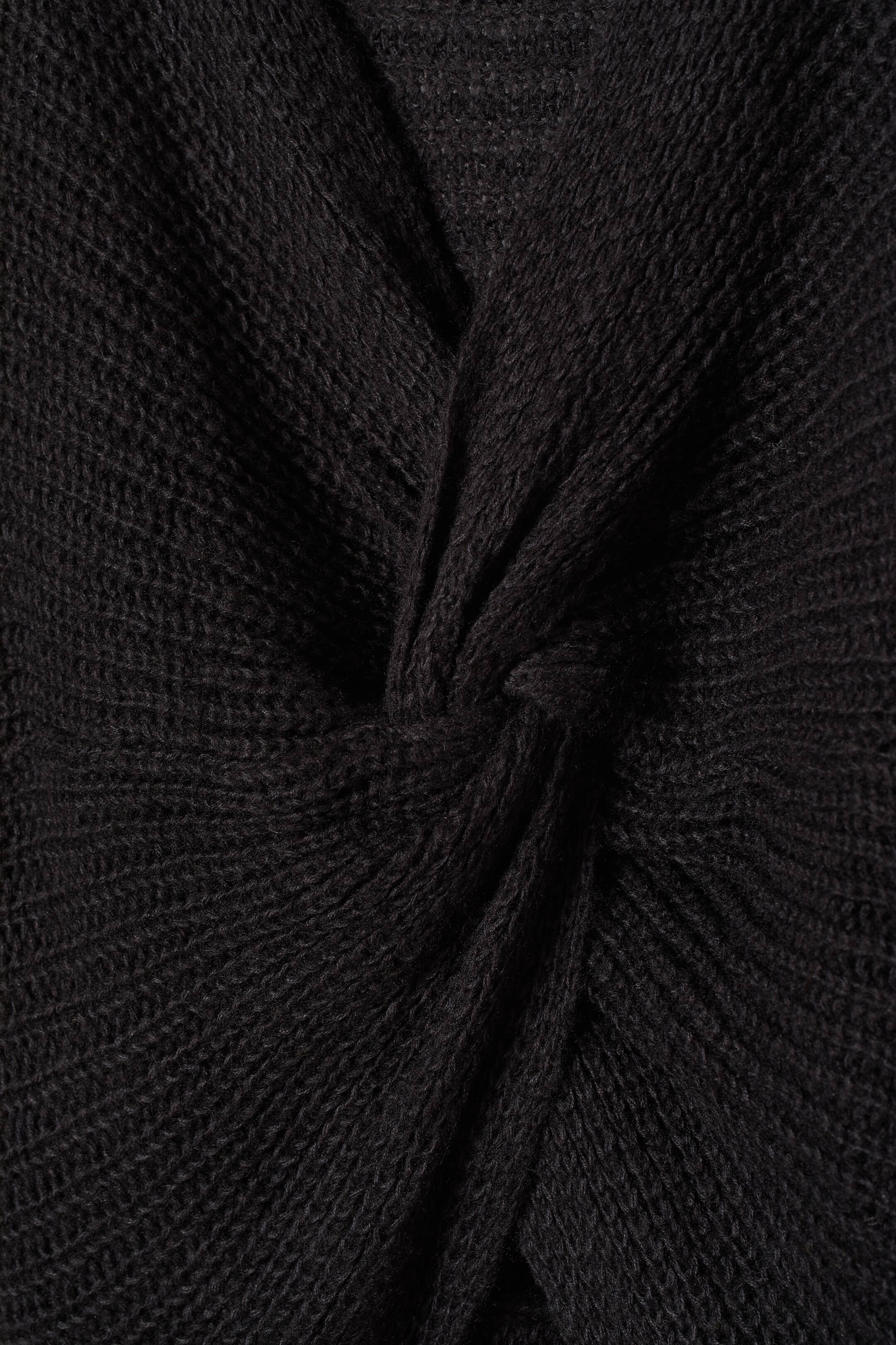 Pullover mit Knotendetail - Schwarz - Ladies | H&M DE