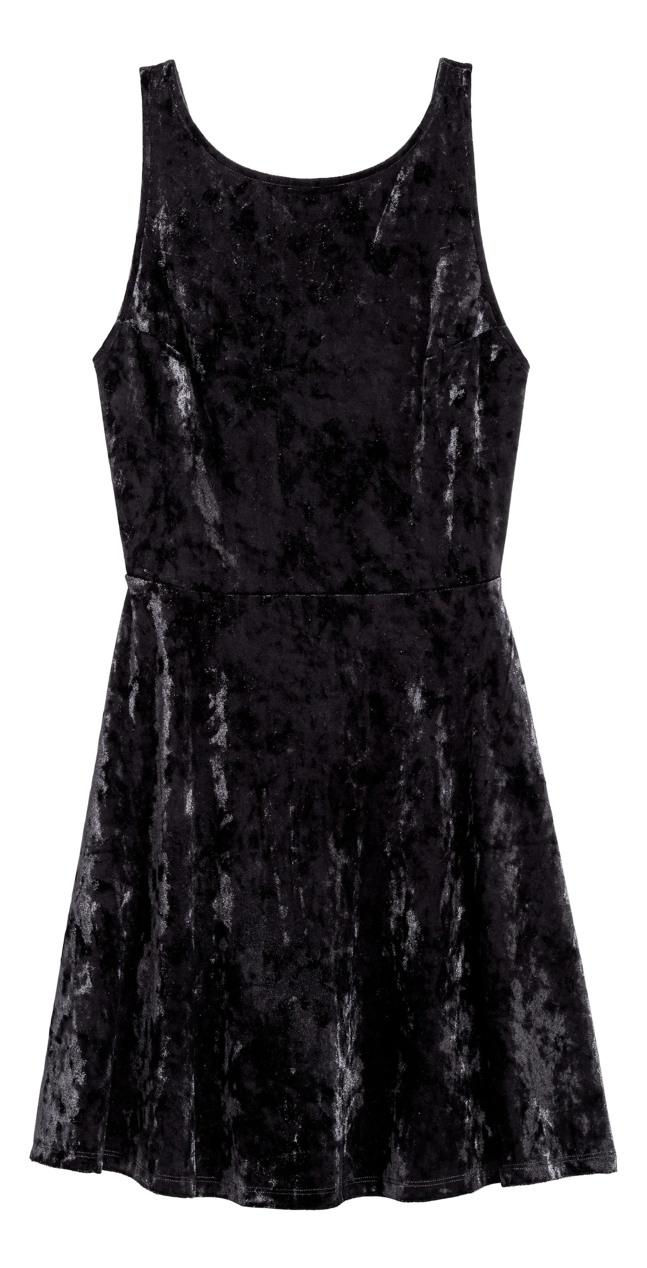 Kort klänning - Svart/Sammet - DAM | H&M SE