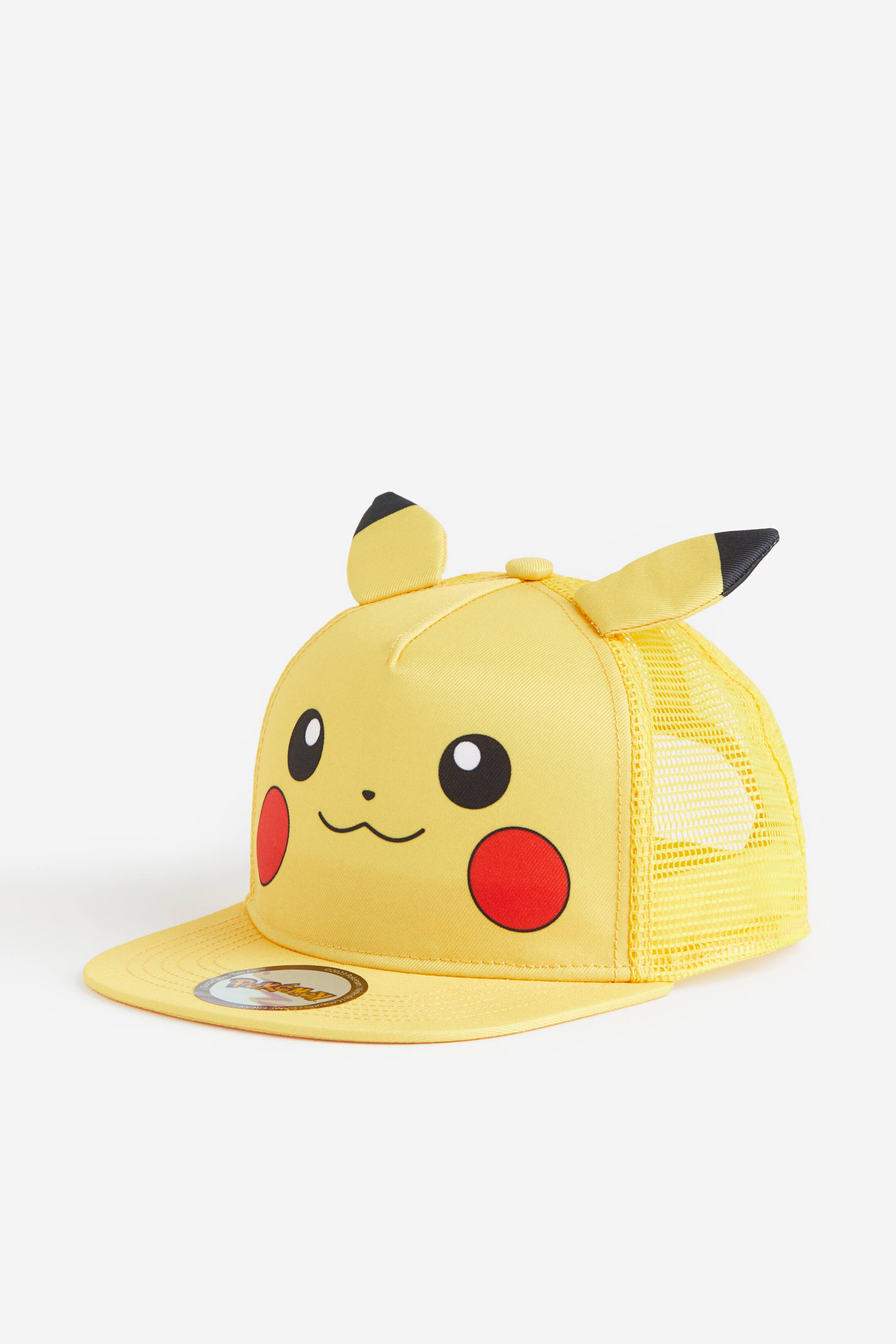 Yellow/Pokémon Printed twill cap for kids | H&M PH