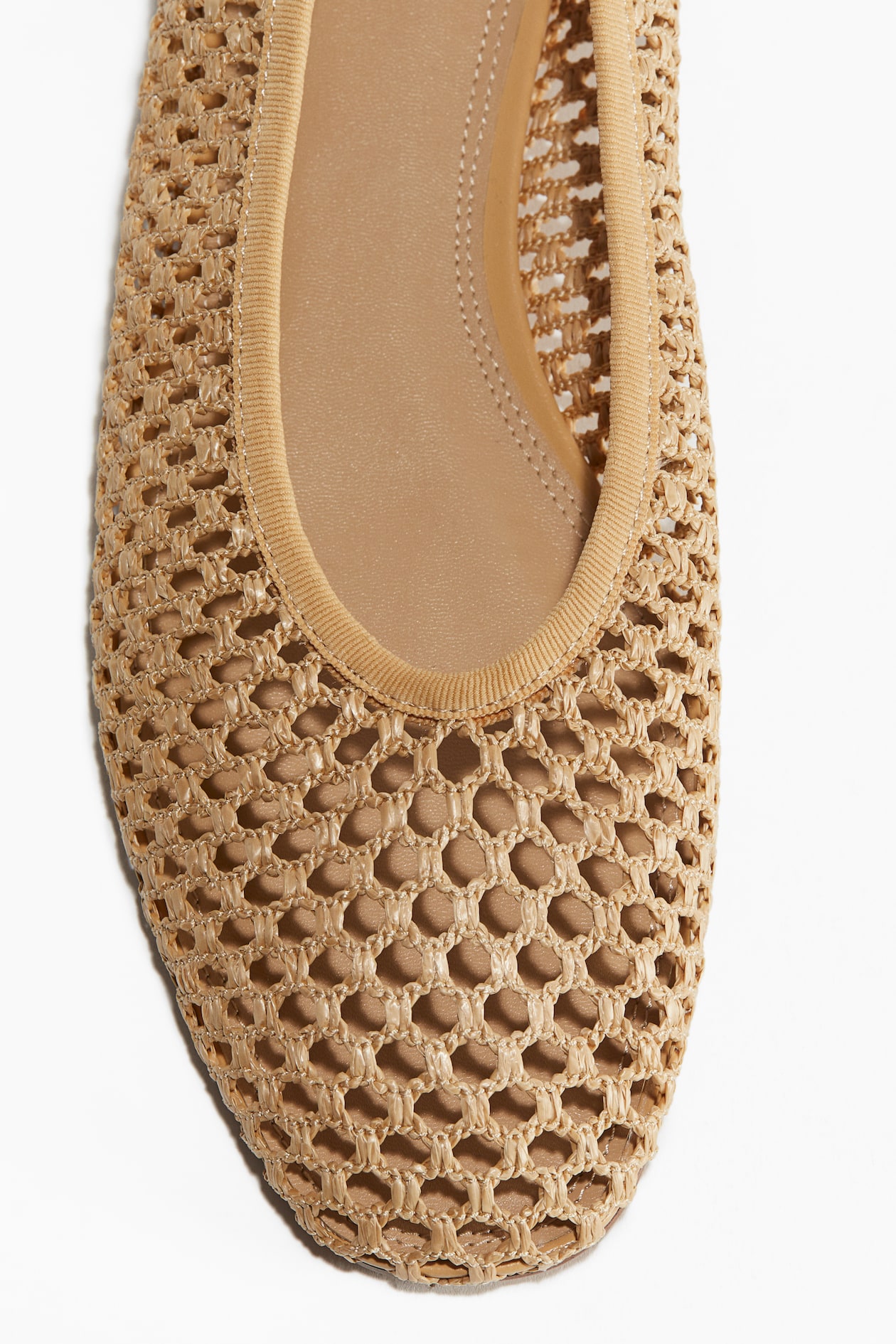 Women's Beige Braided Flats | H&M CA