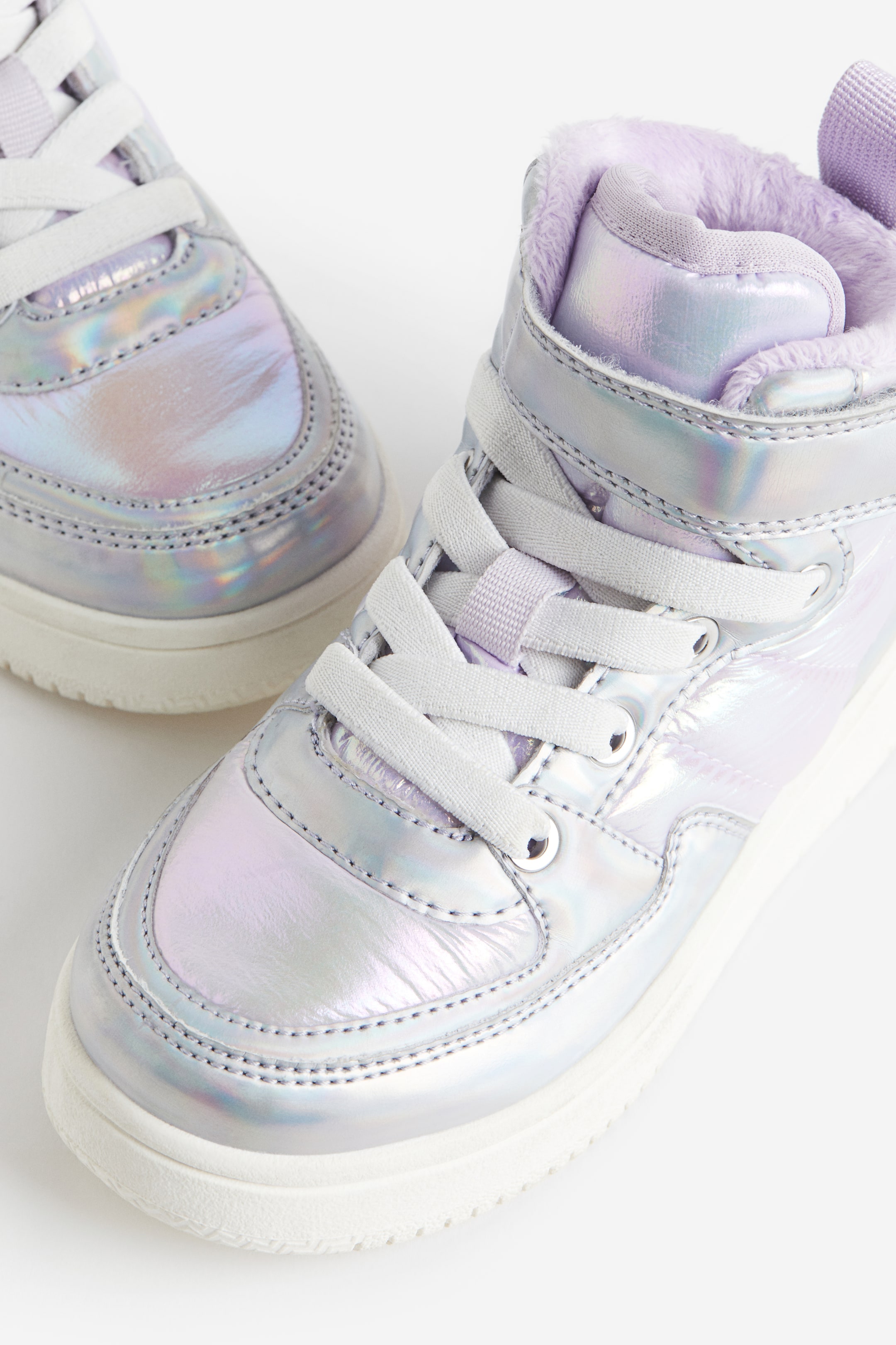 High Tops - No heel - Light purple/silver-colored - Kids | H&M US