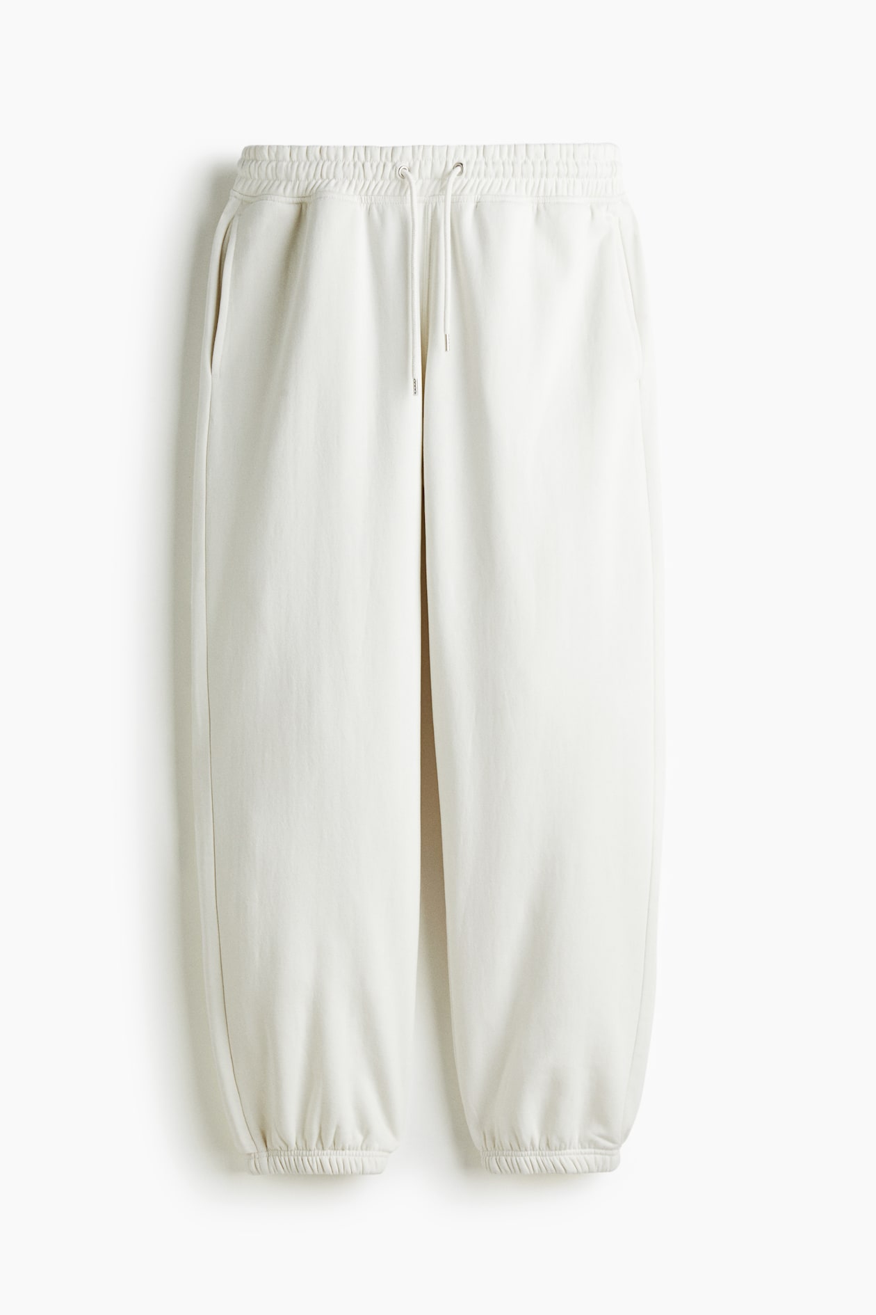 Men’s White Relaxed Fit Sweatpants | H&M CA
