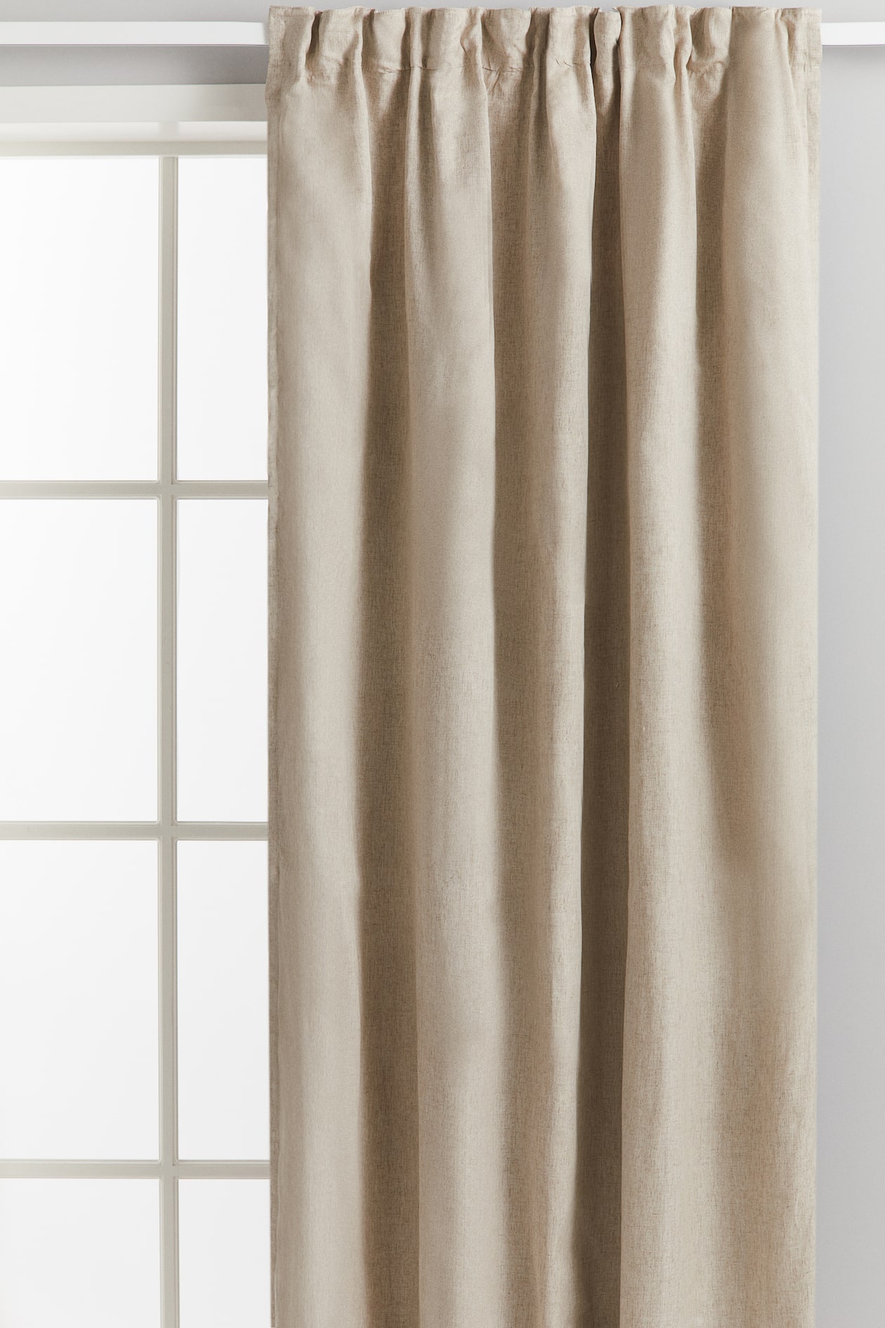 Beige 2-pack blackout lyocell-blend curtains at H&M Home | H&M GB