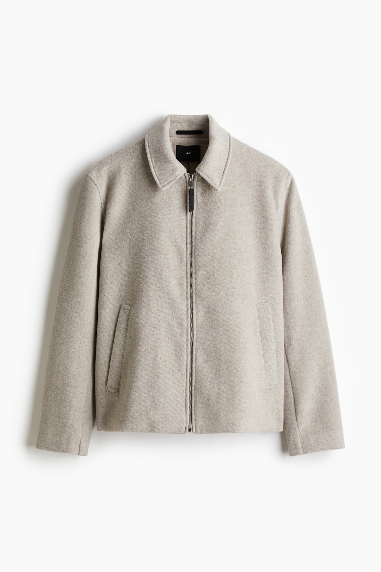 Men’s Beige Regular Fit Wool-Blend Shacket | H&M US