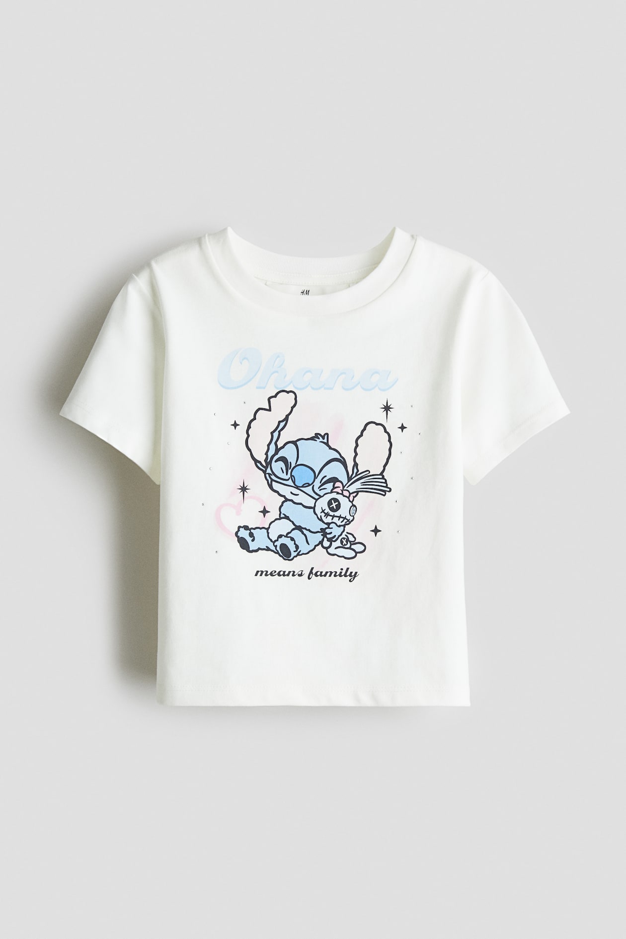 Printed T-shirt - White/Lilo & Stitch - Kids | H&M IE
