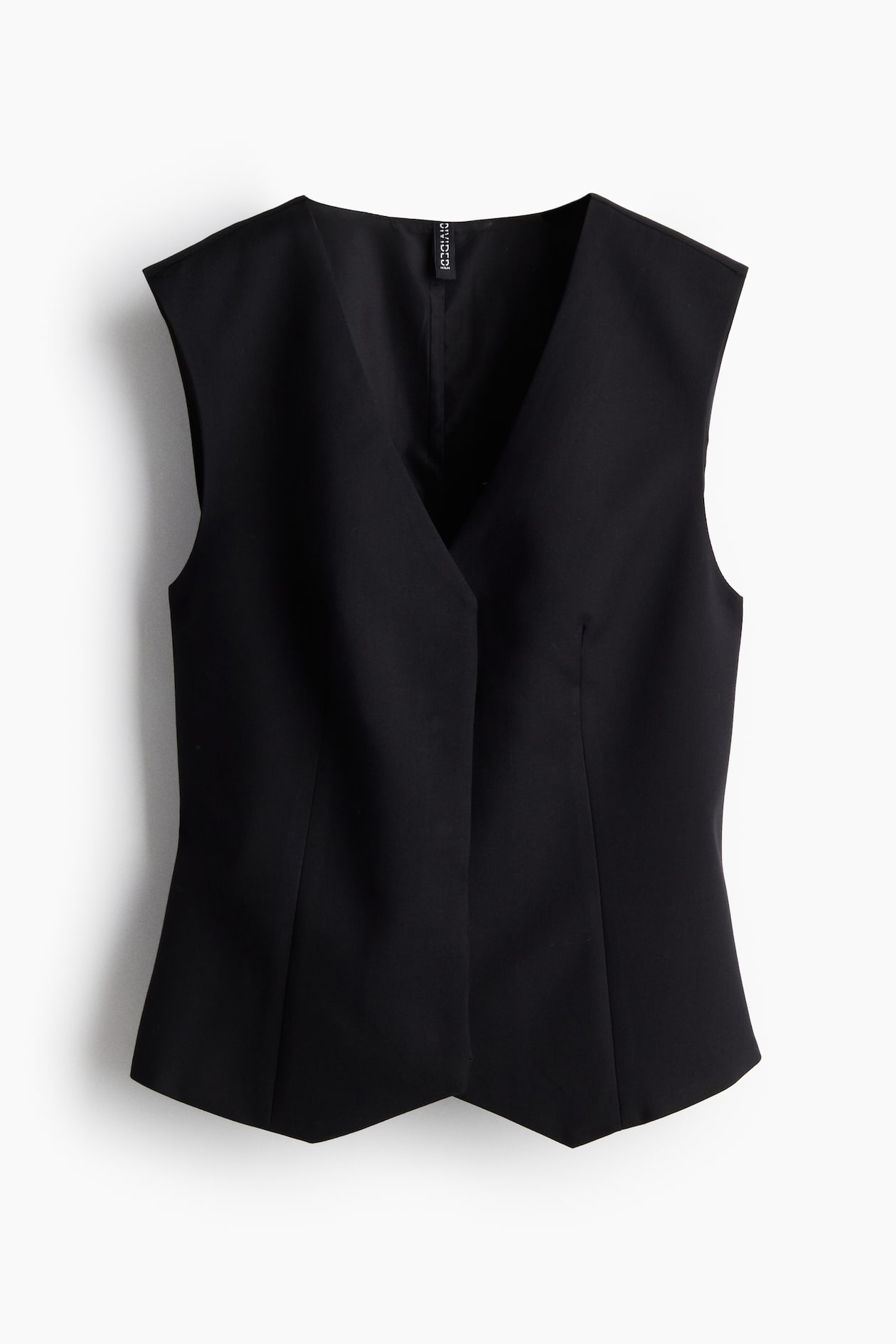 Women's Black Twill Suit Vest | H&M CA