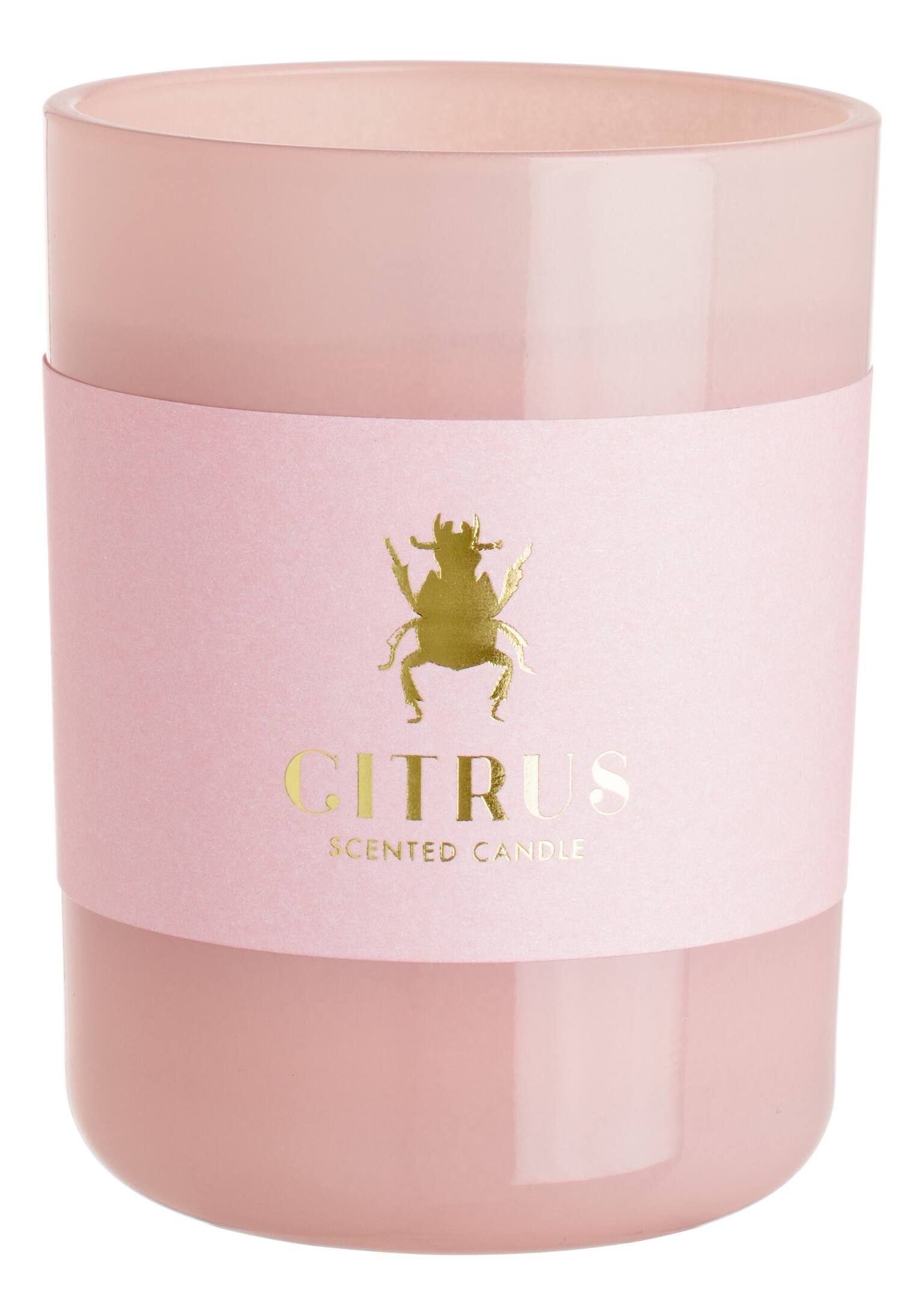 Scented Candle in Glass Holder - Powder pink/Citrus - Home All | H&M US