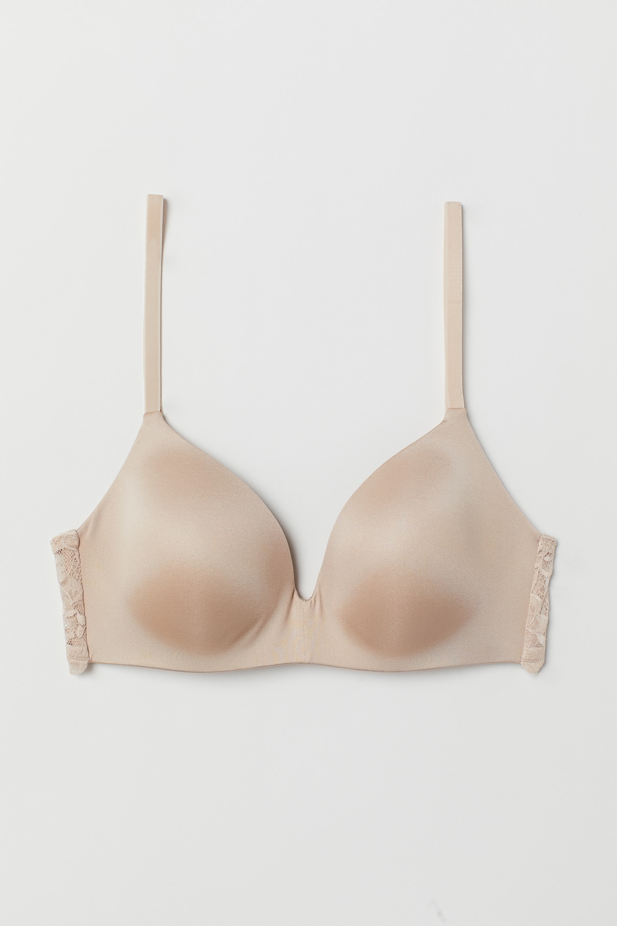 Bügelloser BH aus Microfaser - Hellbeige - Ladies | H&M AT