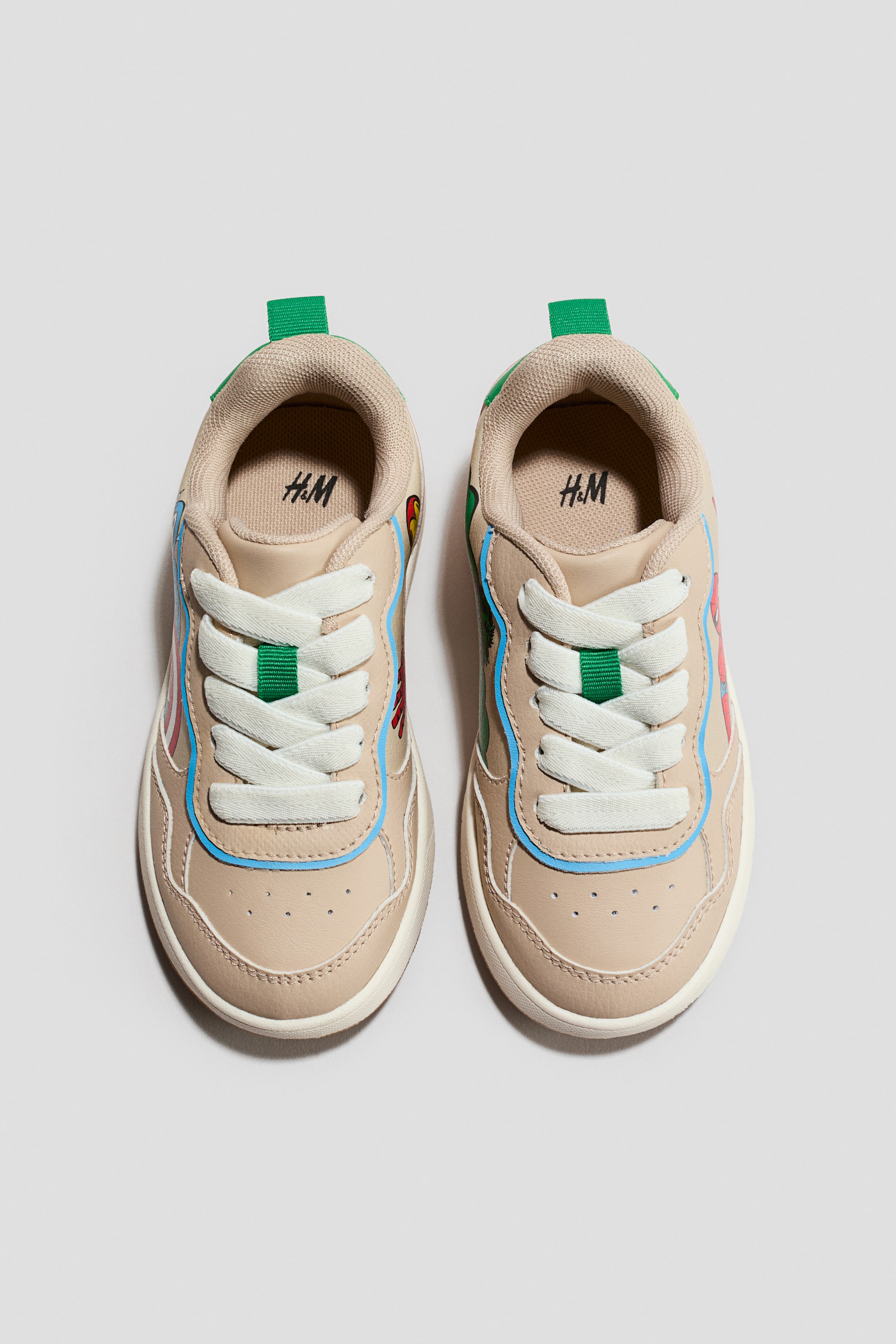 Sneaker mit Print - Beige/Marvel Comics - Kids | H&M DE